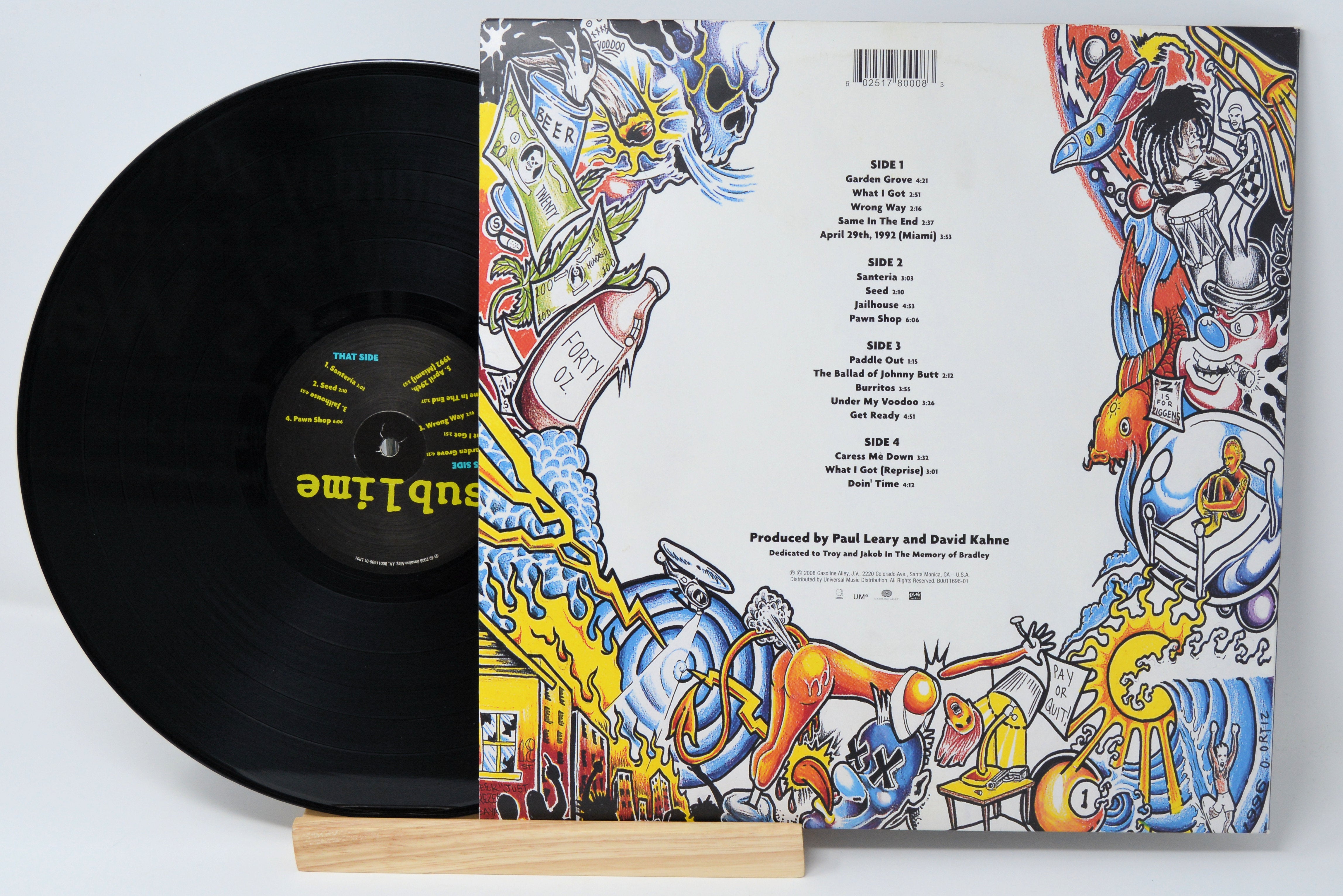 Sublime - Self Titled, Vinyl Record Album 2LP, Back To Black Pressing ...