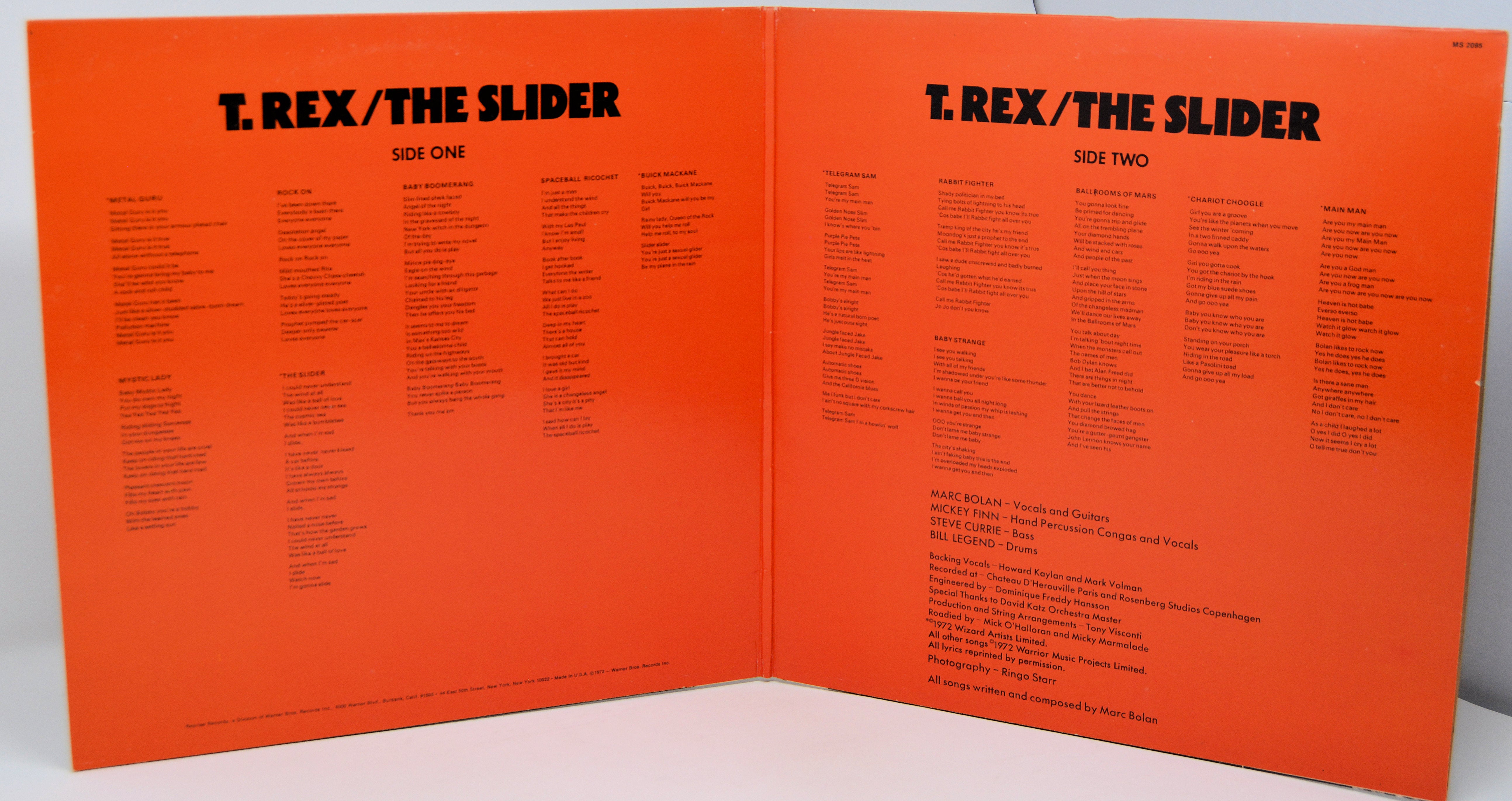 T. Rex - The Slider, Vinyl record Album LP – Joe's Albums