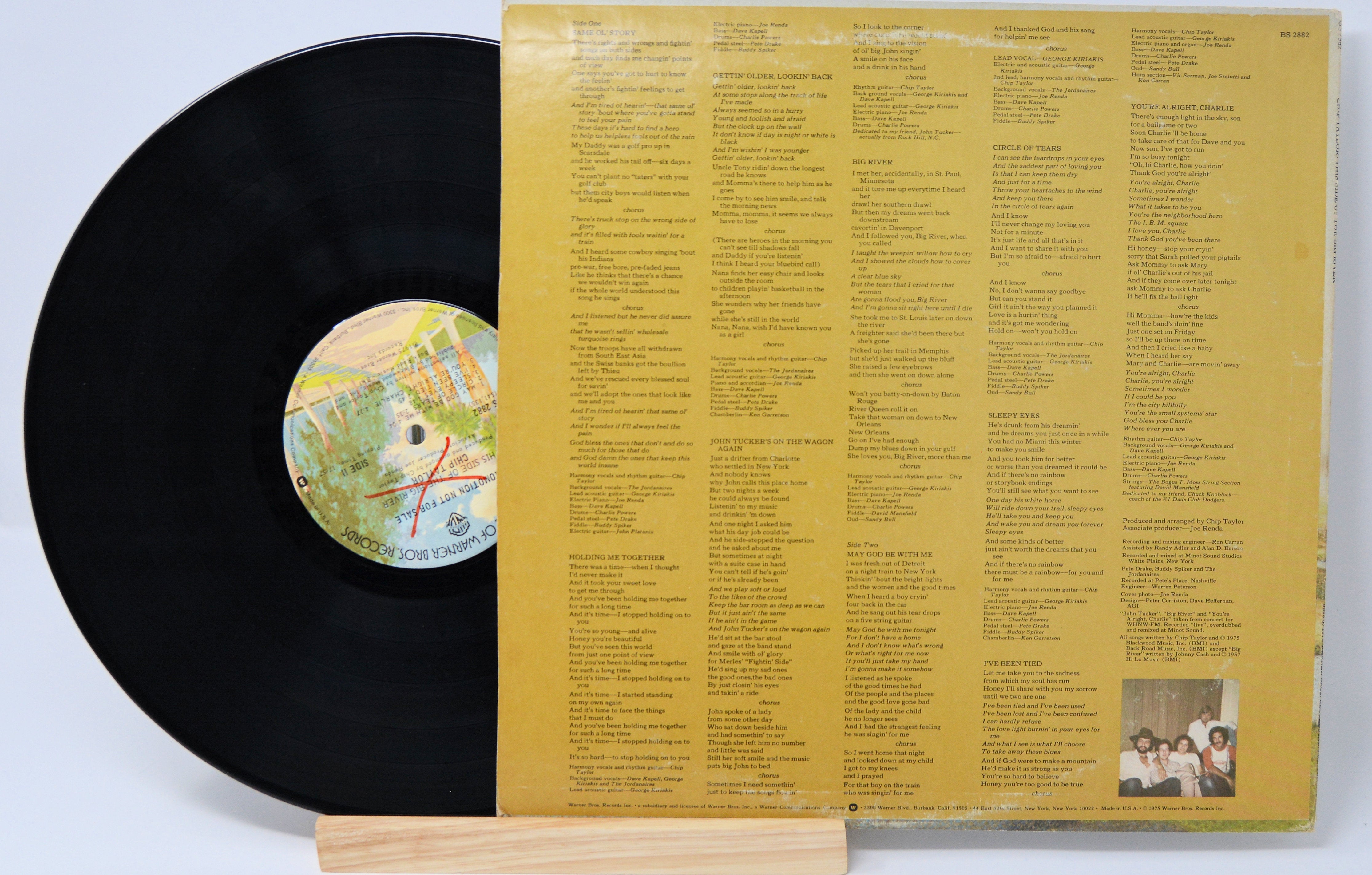 Chip Taylor - This Side Of The Big River, Vinyl Record Album LP, Promo ...