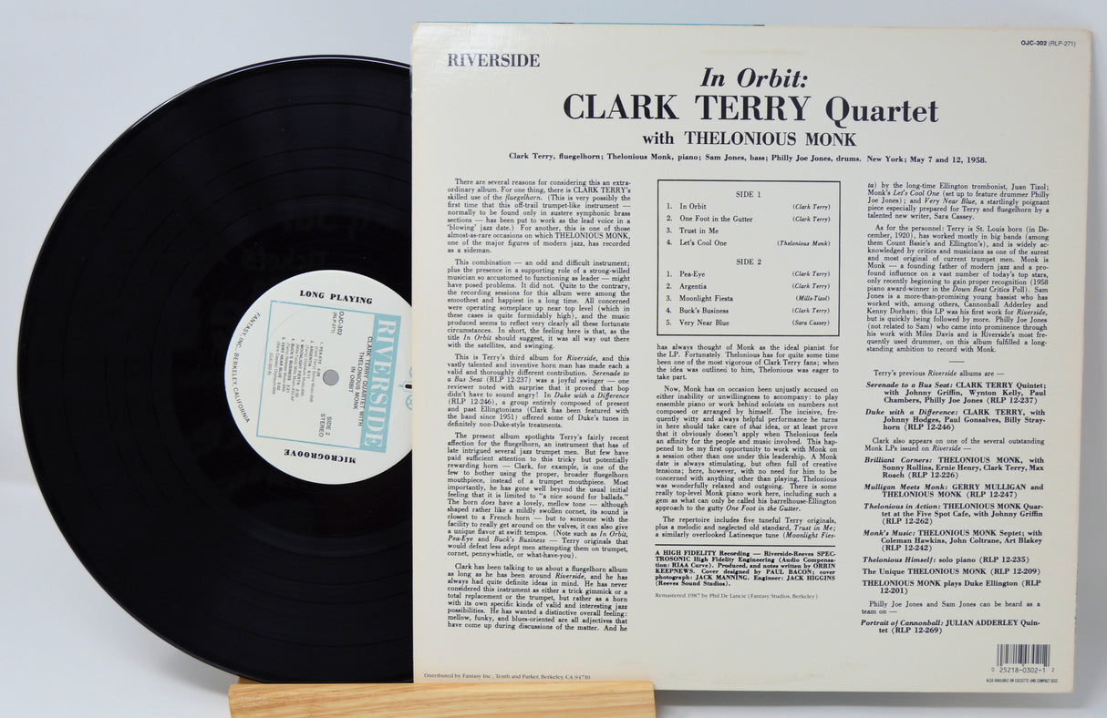 Clark Terry - In Orbit, Vinyl Record Album LP, OJC-302 – Joe's Albums