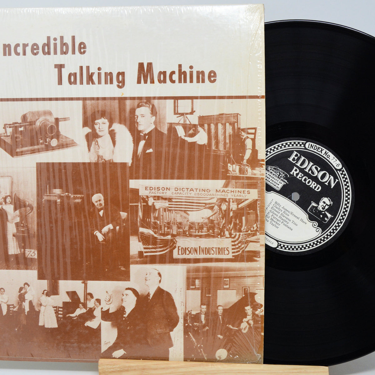 The Incredible Talking Machine - Edison, Vinyl Record Album LP – Joe's ...