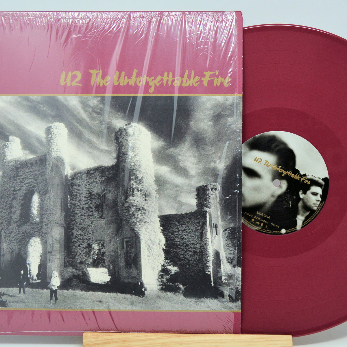 U2 - The Unforgettable Fire, Vinyl Record Album LP, Burgundy – Joe's Albums