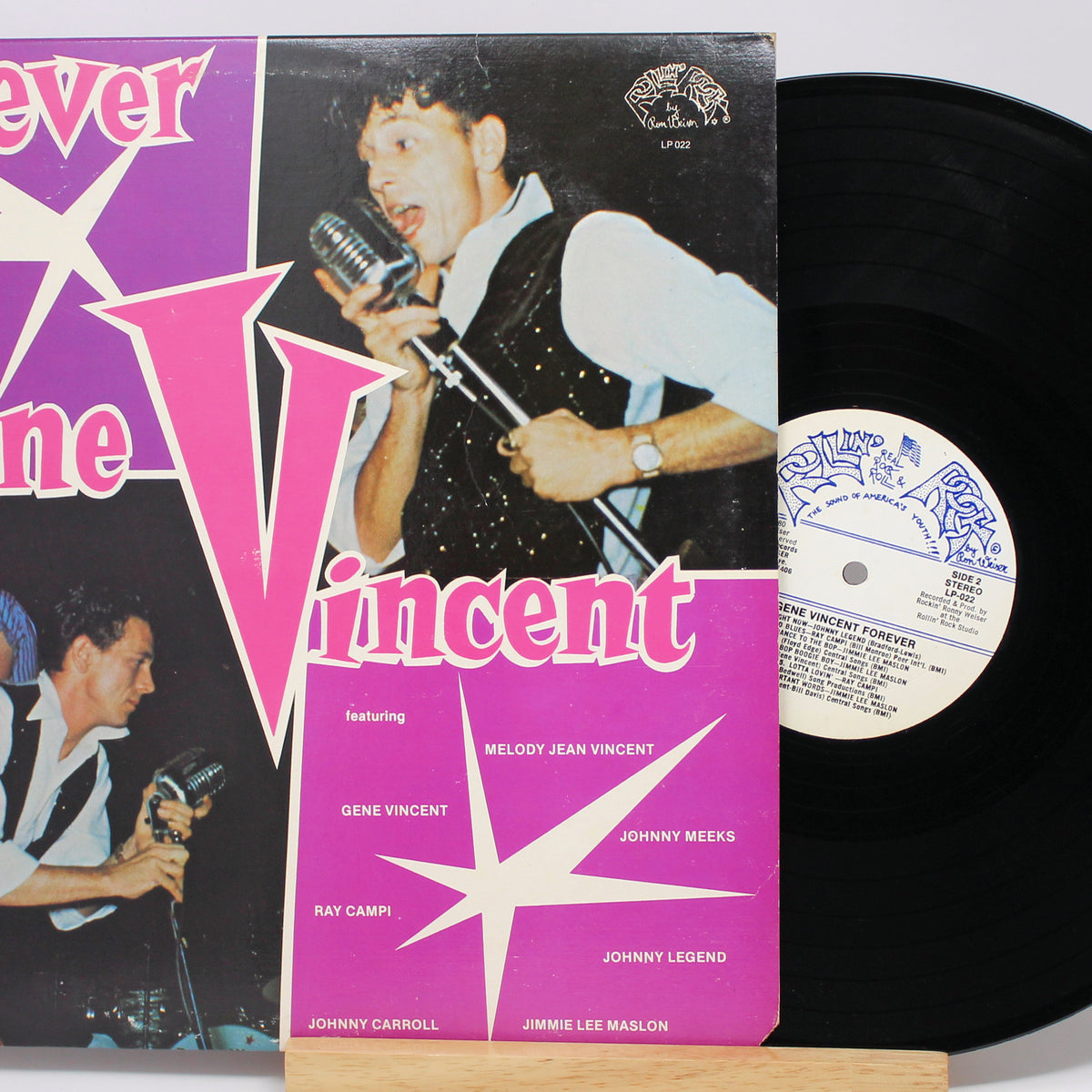 Gene Vincent - Forever, Vinyl Record Album LP, Rollin Rock LP 022 – Joe ...