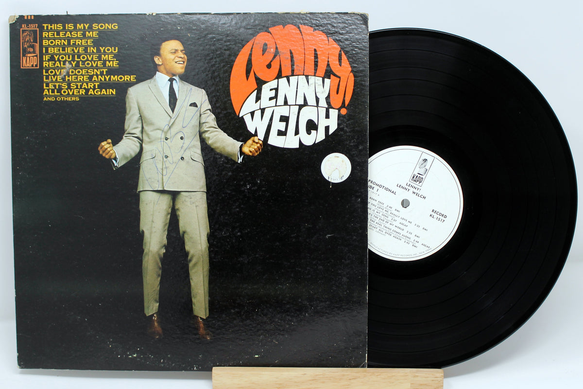 Lenny Welch - Lenny!, Vinyl Record Album LP, Promo, Kapp – Joe's Albums
