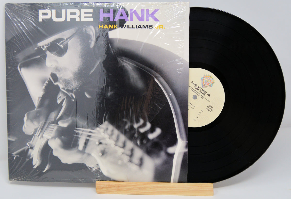 Hank Jr Williams - Pure Hank, Vinyl Record Album LP, Warner, Curb – Joe ...