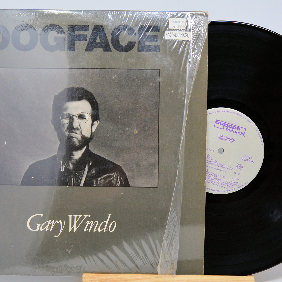 Gary Windo- Dogface, Vinyl Record Album LP, Europa JP2011 – Joe's Albums