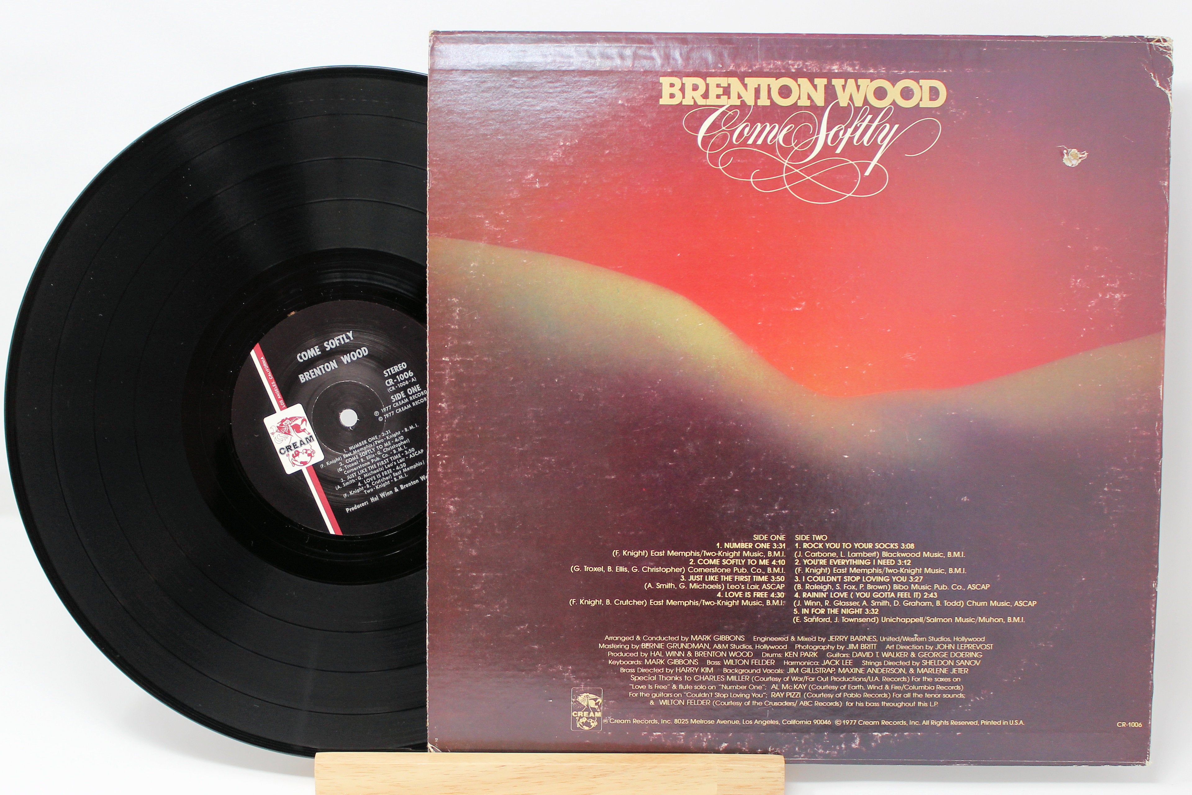 Brenton Wood - Come Softly, Vinyl Record Album LP, Cream CR-1006 – Joe ...