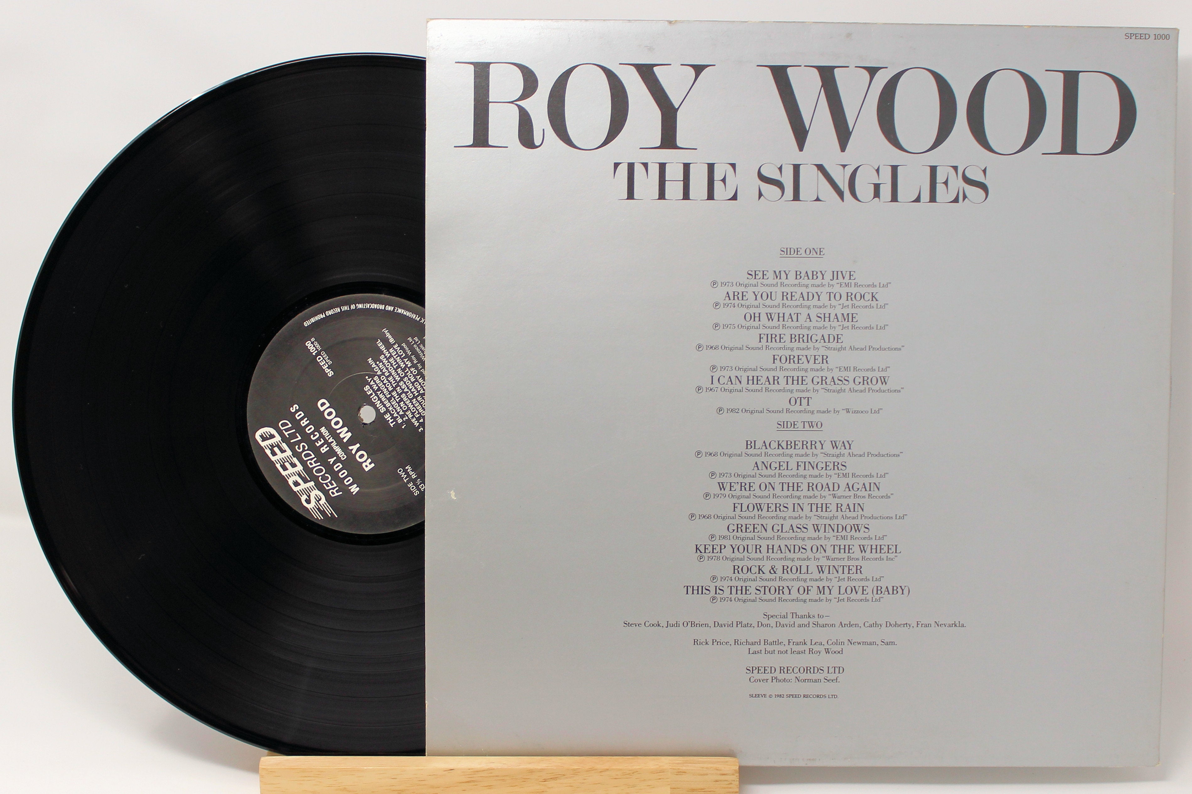 Roy Wood - The Singles, Vinyl Record Album LP, Speed Records, UK – Joe ...