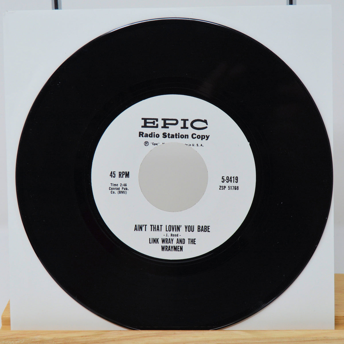 Link Wray - Ain't That Lovin You Babe, 7 Inch Vinyl Record Album LP ...