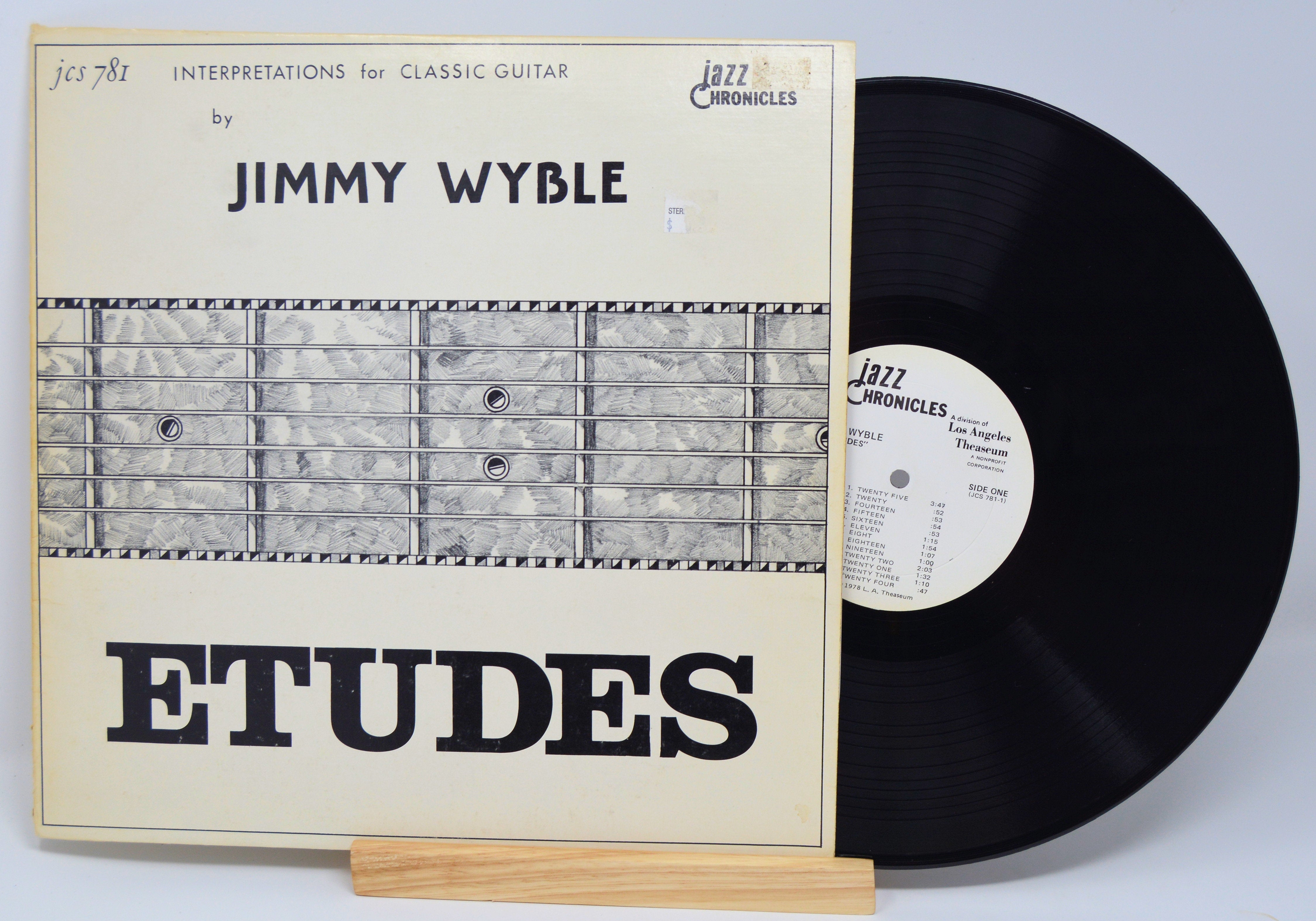 Jimmy Wyble - Etudes, Vinyl Record Album LP, JCS 781, Jazz Chronicles ...