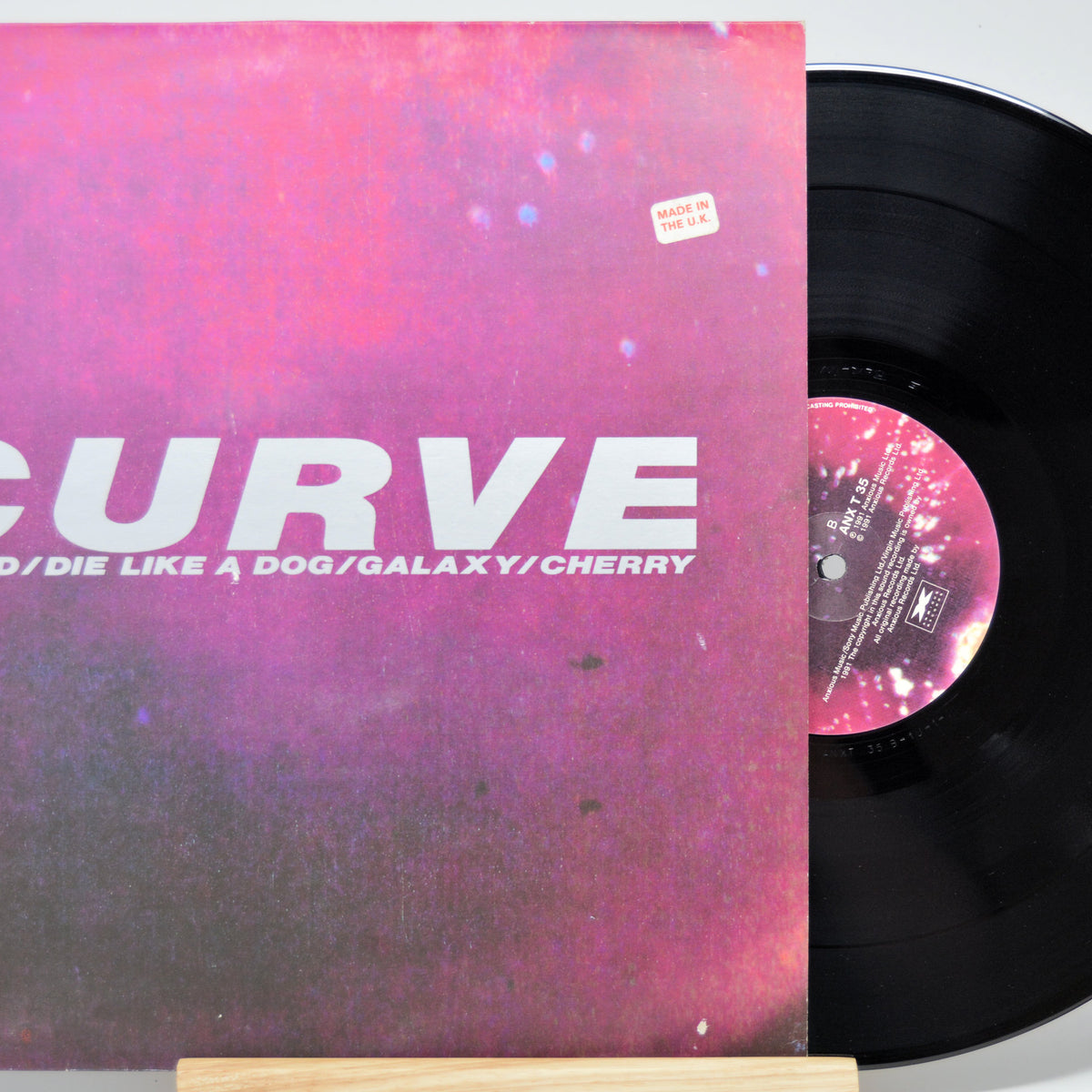 Curve - Cherry, Vinyl Record Album LP, Anxious Records – ANX T 35 – Joe ...