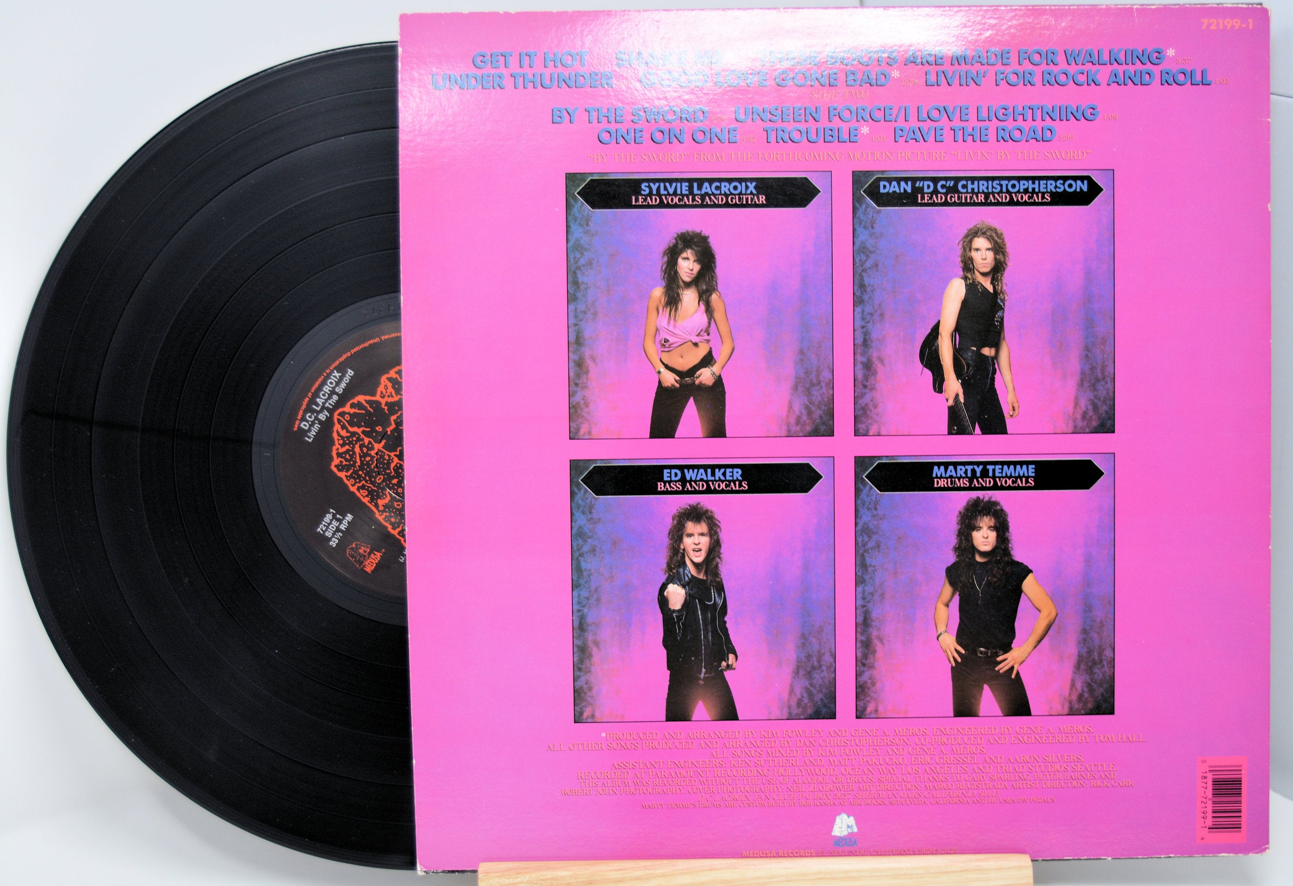 D.C. Lacroix – Livin' By The Sword, Vinyl Record Album LP, Medusa – Joe ...