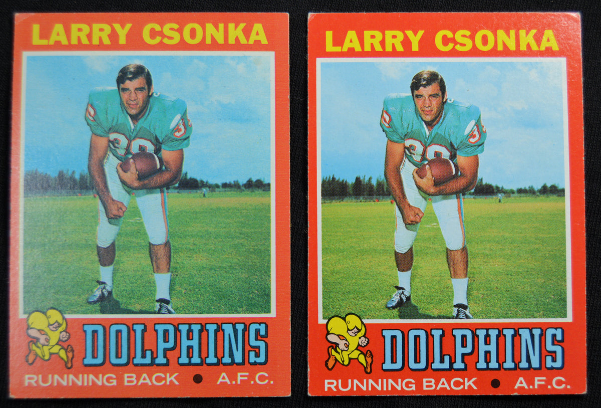1971 Topps - Larry Csonka - 45, Sports Card, Miami Dolphins – Joe's Albums