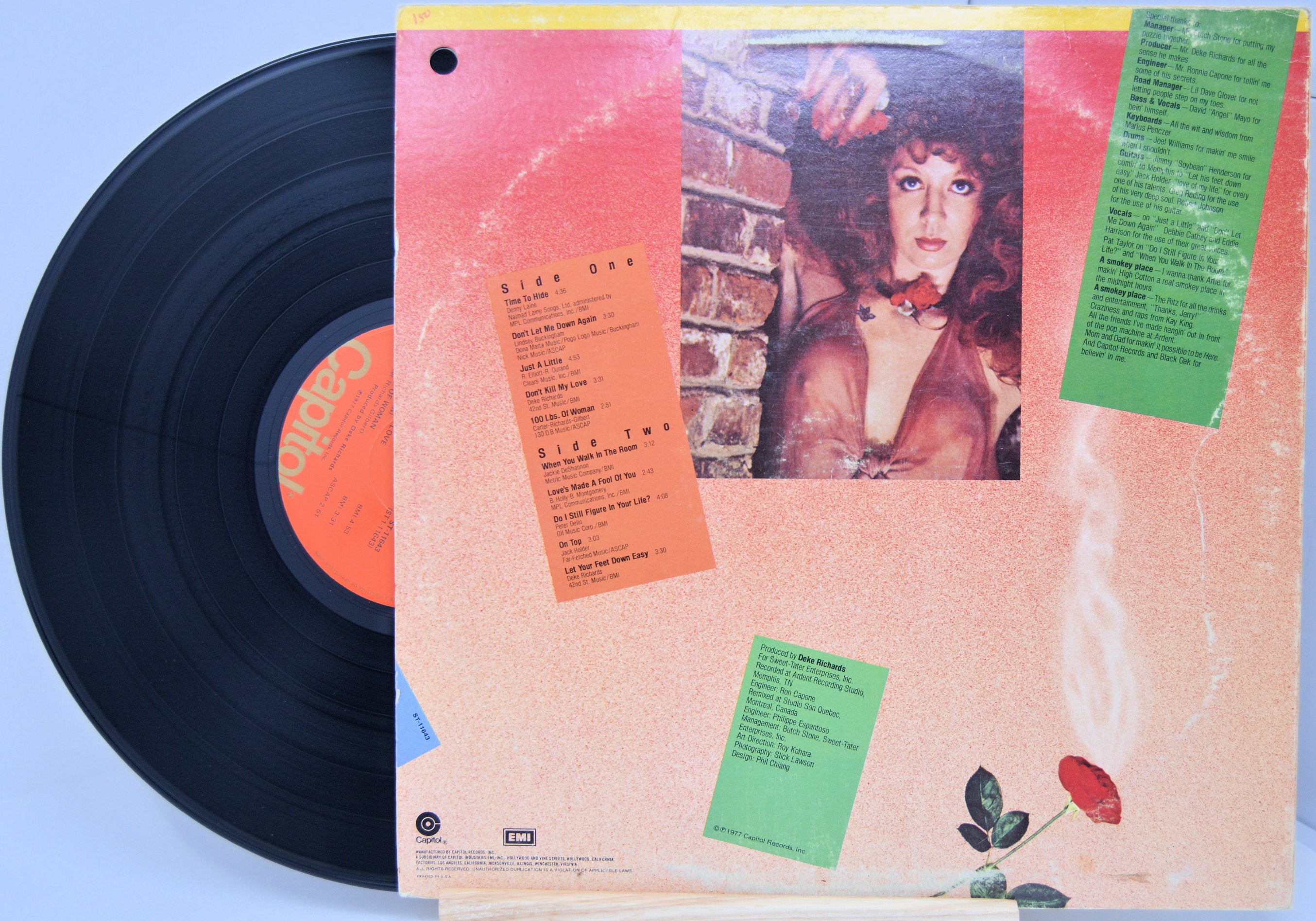 Starr, Ruby – Smokey Places, Vinyl Record Album LP, EMI, Capitol – Joe ...