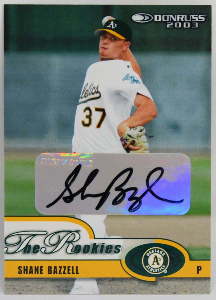 2003 Donruss - Shane Bazzell - 54 Autographed, The Rookies, #'d – Joe's ...