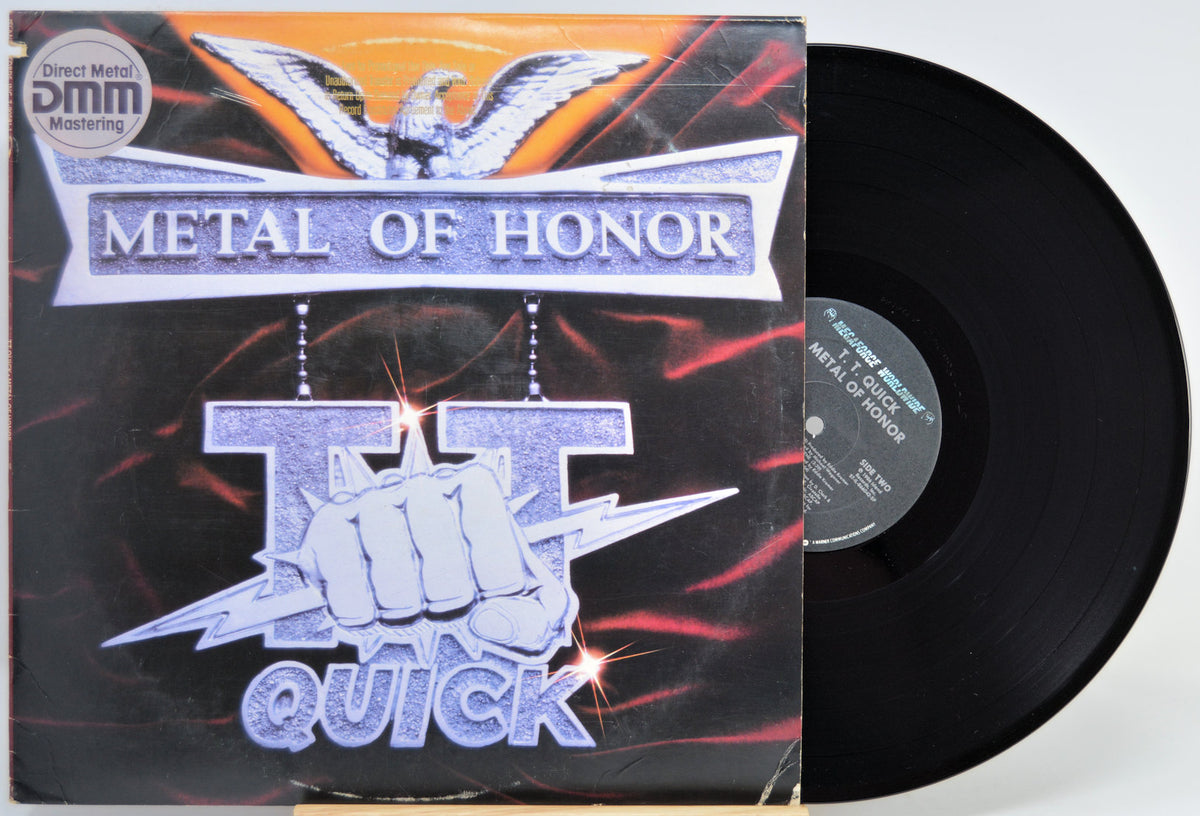 TT Quick - Metal Of Honor, Vinyl Record Album LP, Megaforce, Island ...