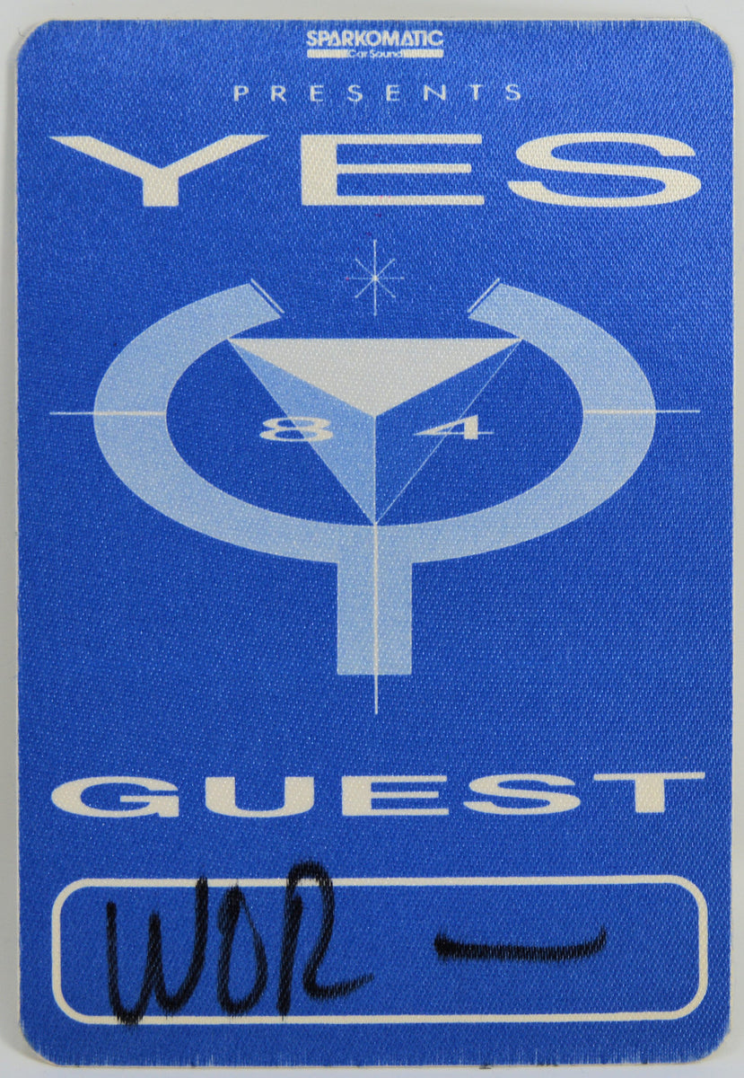 Yes - 1984 Backstage Pass Unpeeled – Joe's Albums