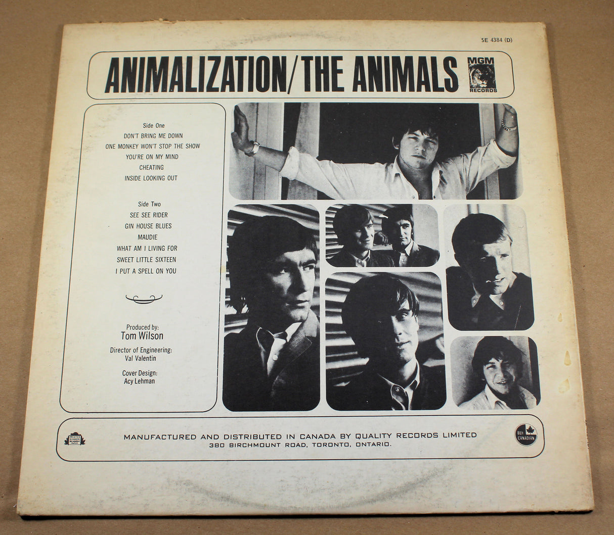 The Animals - Animalization, Vinyl Record Album LP, Original – Joe's Albums