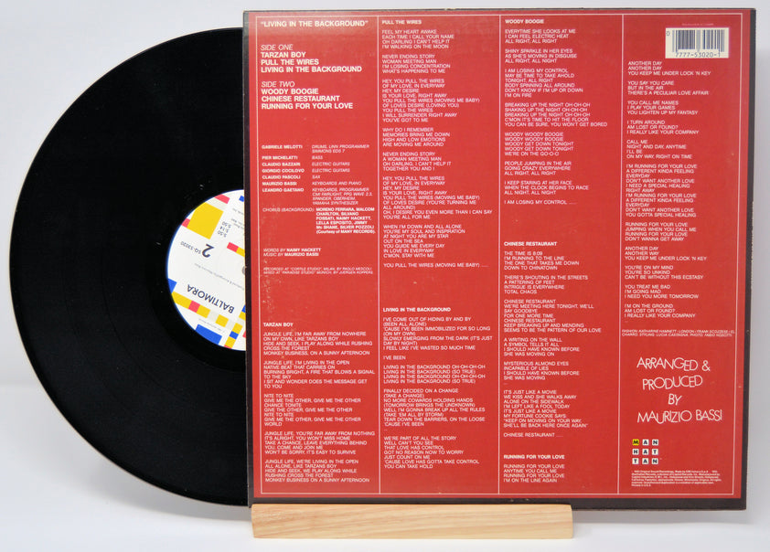 Baltimora ‎– Living In The Background, Vinyl Record Album LP, Used ...