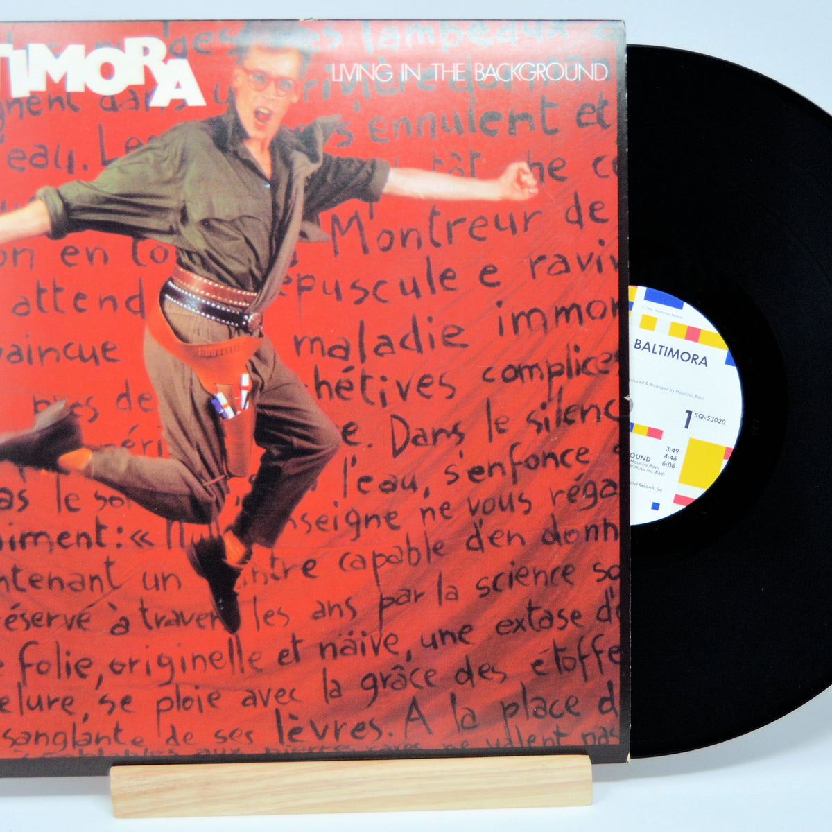 Baltimora ‎– Living In The Background, Vinyl Record Album LP, Used ...
