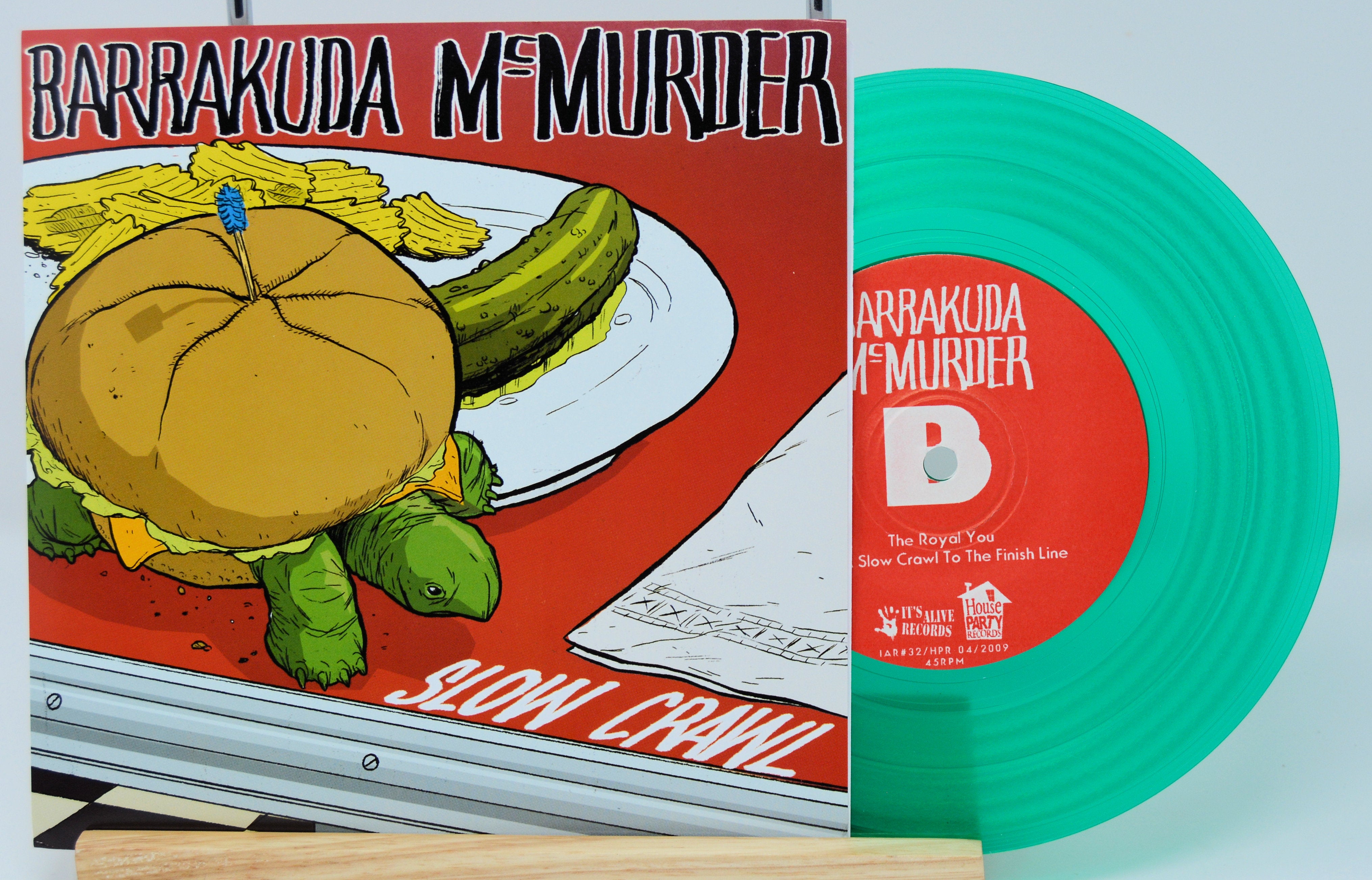 Barrakuda McMurder – Slow Crawl, Green Colored, Vinyl 7 Inch – Joe's Albums