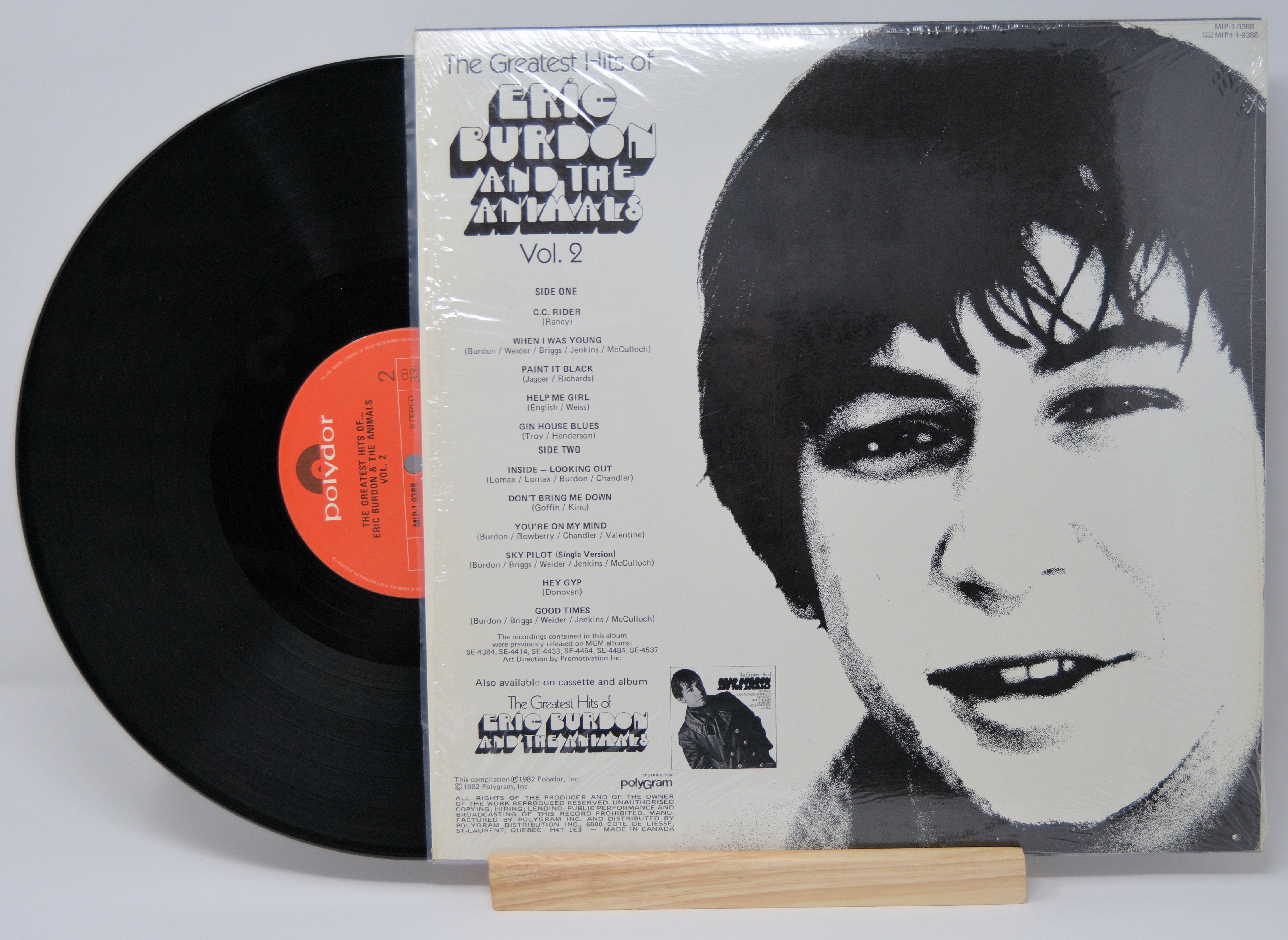 Eric Burdon & Animals - Greatest Hits Vol 2, Vinyl Record Album LP ...