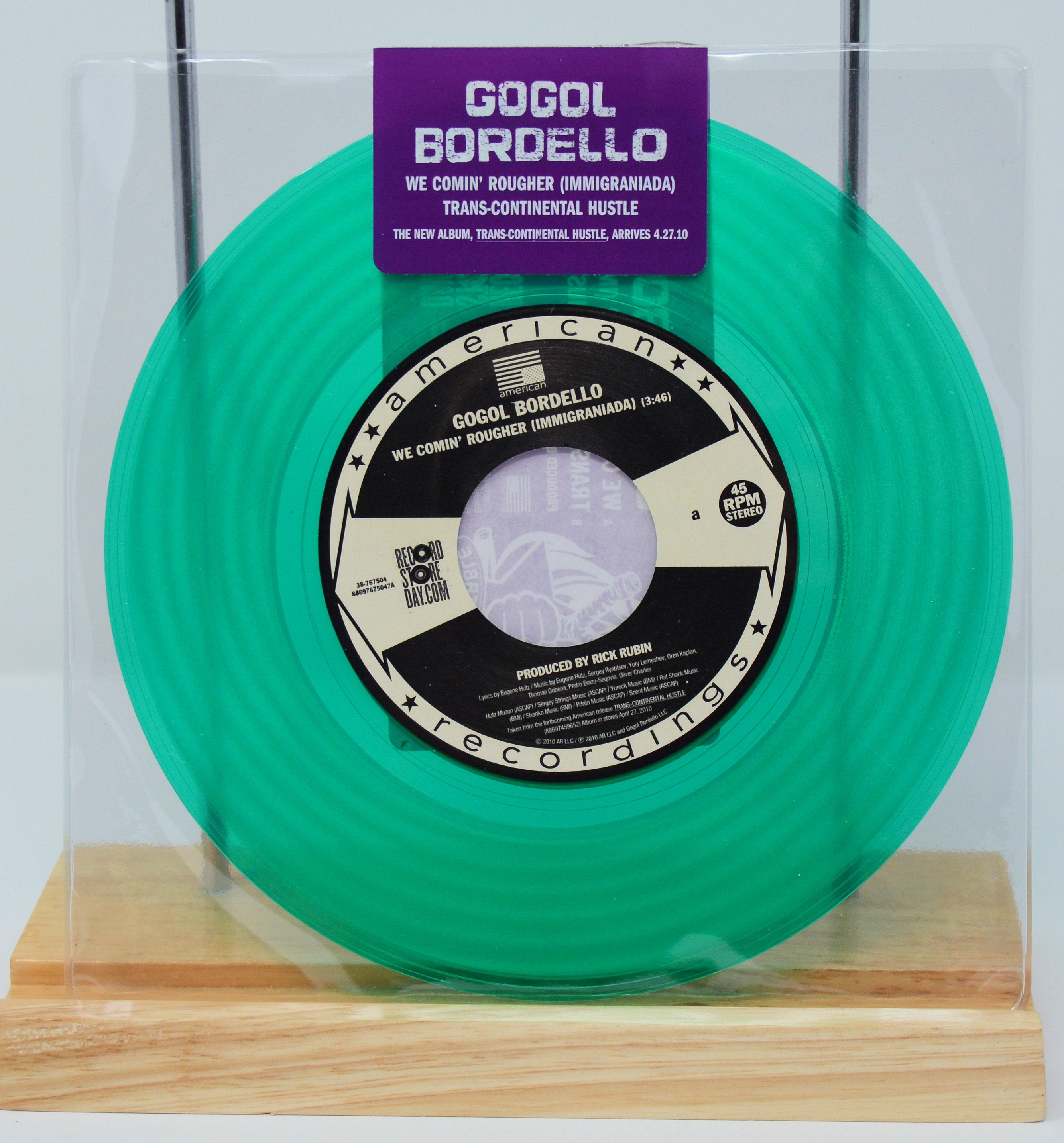 Gogol Bordello – We Comin' Rougher, Vinyl 7 Inch, Green – Joe's Albums