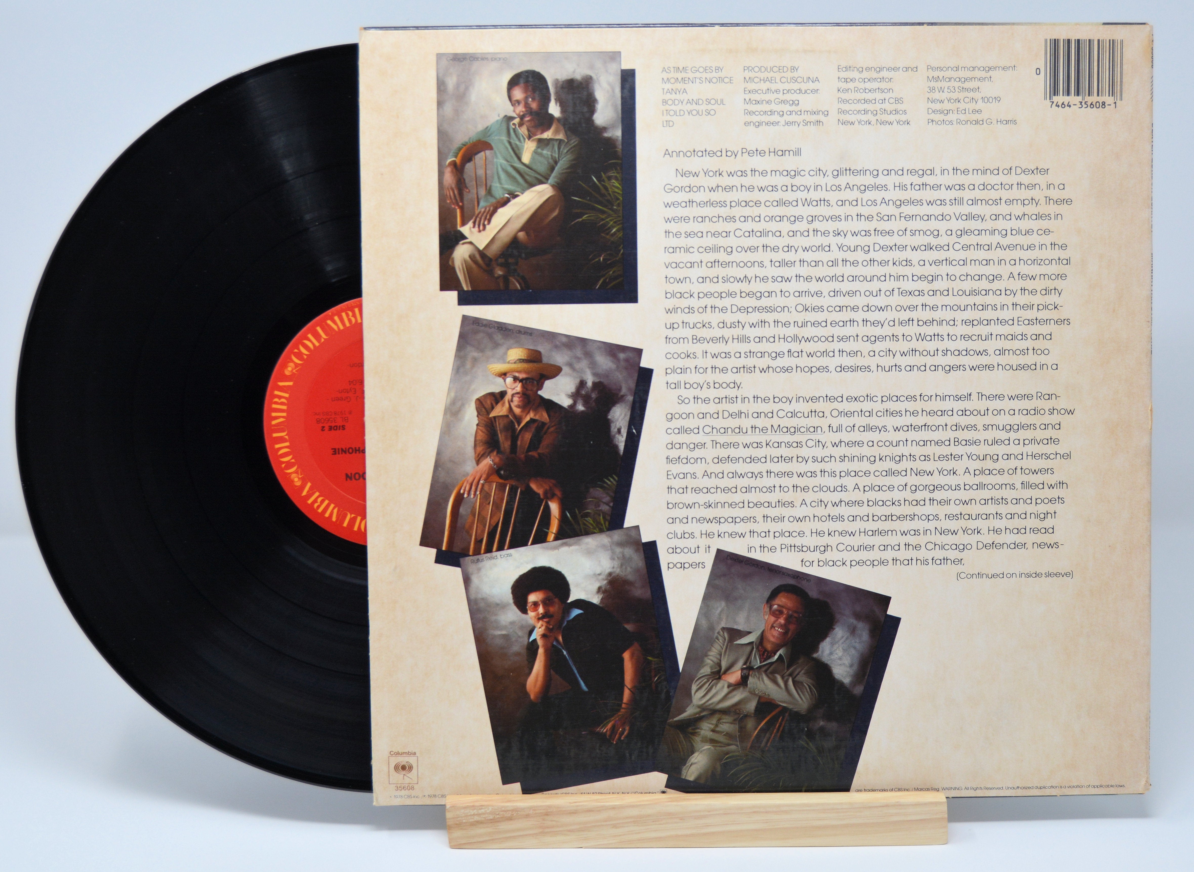 Dexter Gordon - Manhattan Symphonie, Vinyl Record Album LP, Jazz Sax ...