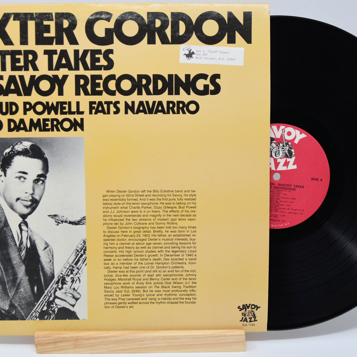 Dexter Gordon - Master Takes, Vinyl Record Album LP, Jazz – Joe's Albums