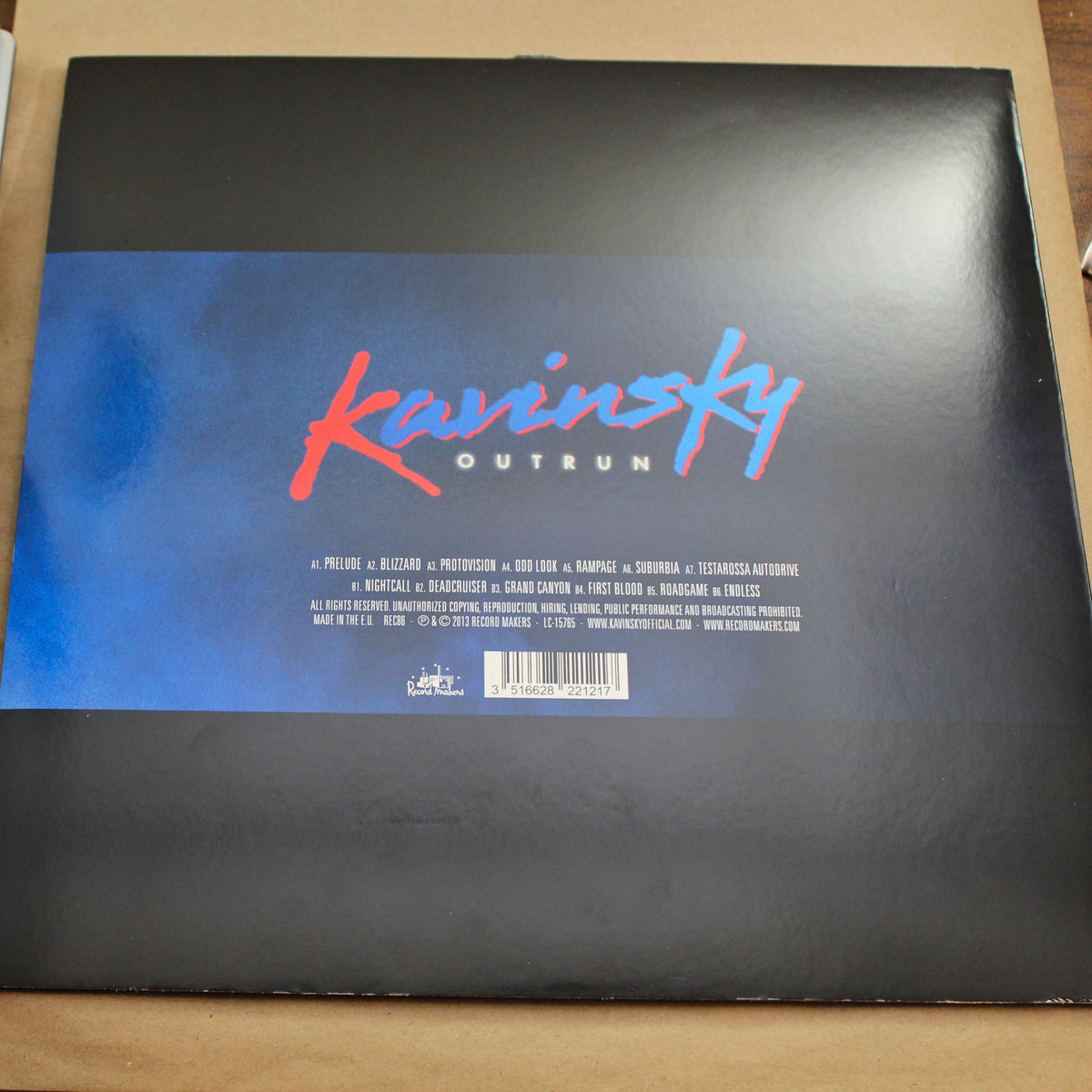 Kavinsky – Outrun - Electronic Vinyl Record Album, Synthwave – Joe's Albums