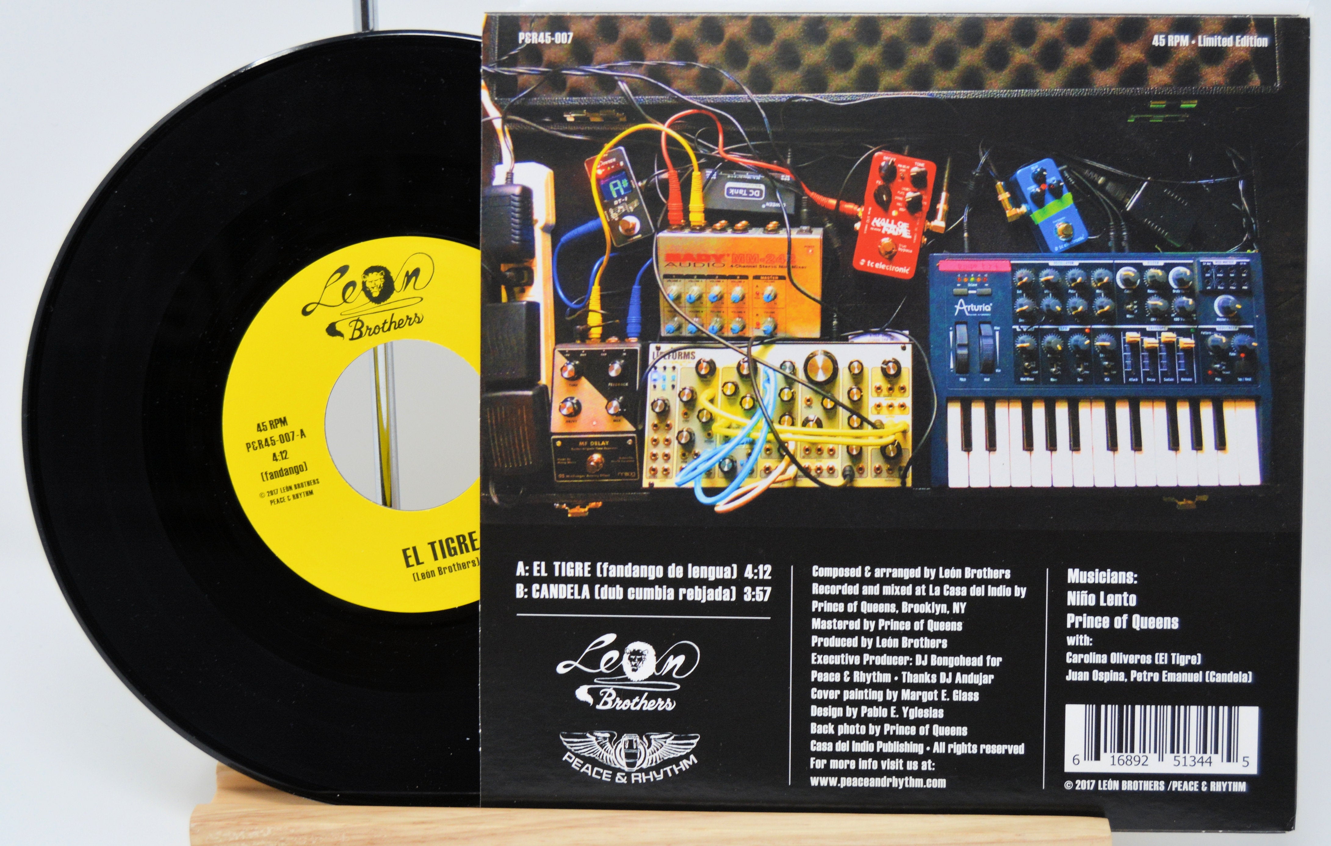 León Brothers – El Tigre / Candela, Vinyl Record, 7 Inch, 45RPM – Joe's ...
