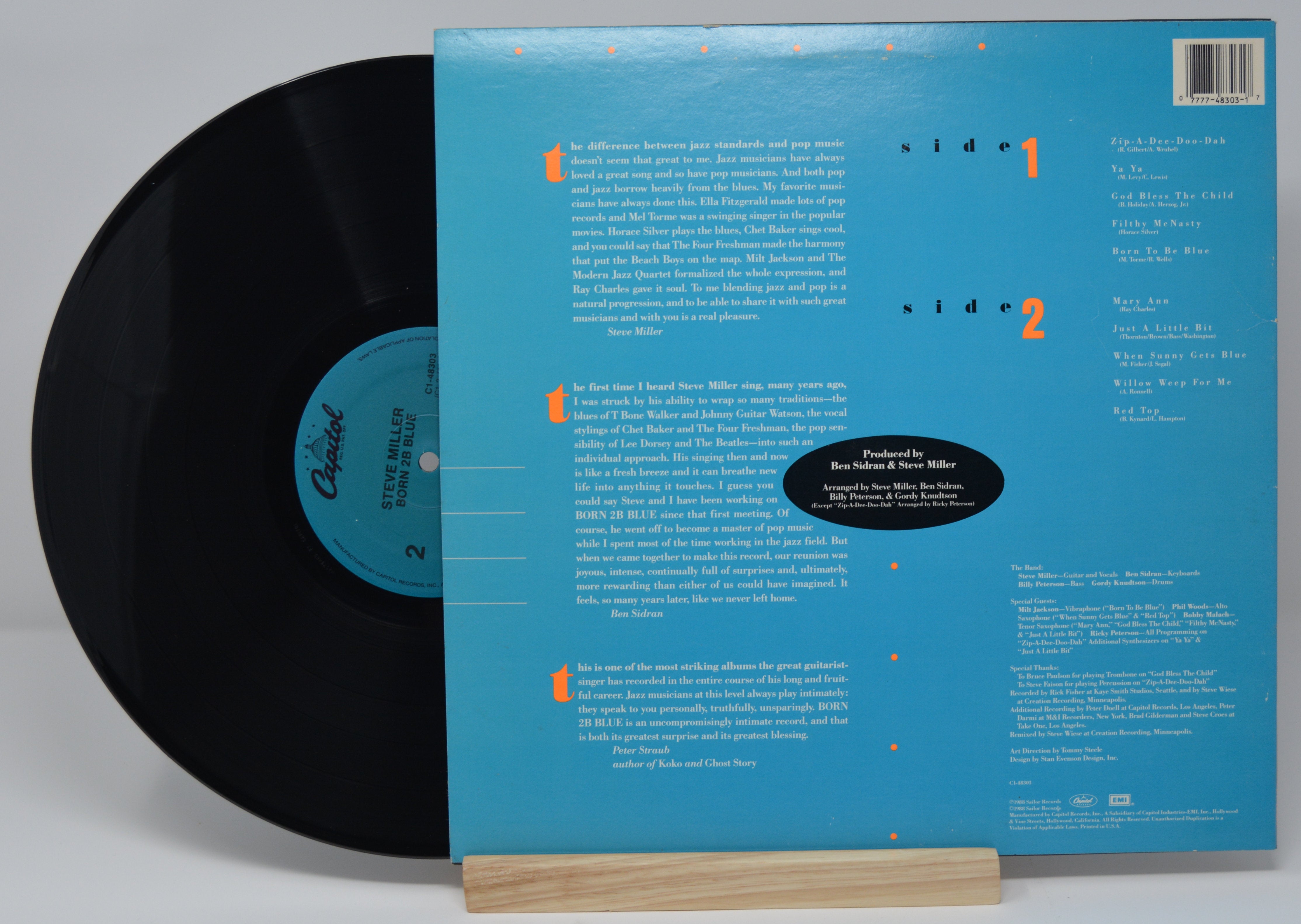 Steve Miller - Born 2B Blue, Vinyl Record Album LP – Joe's Albums