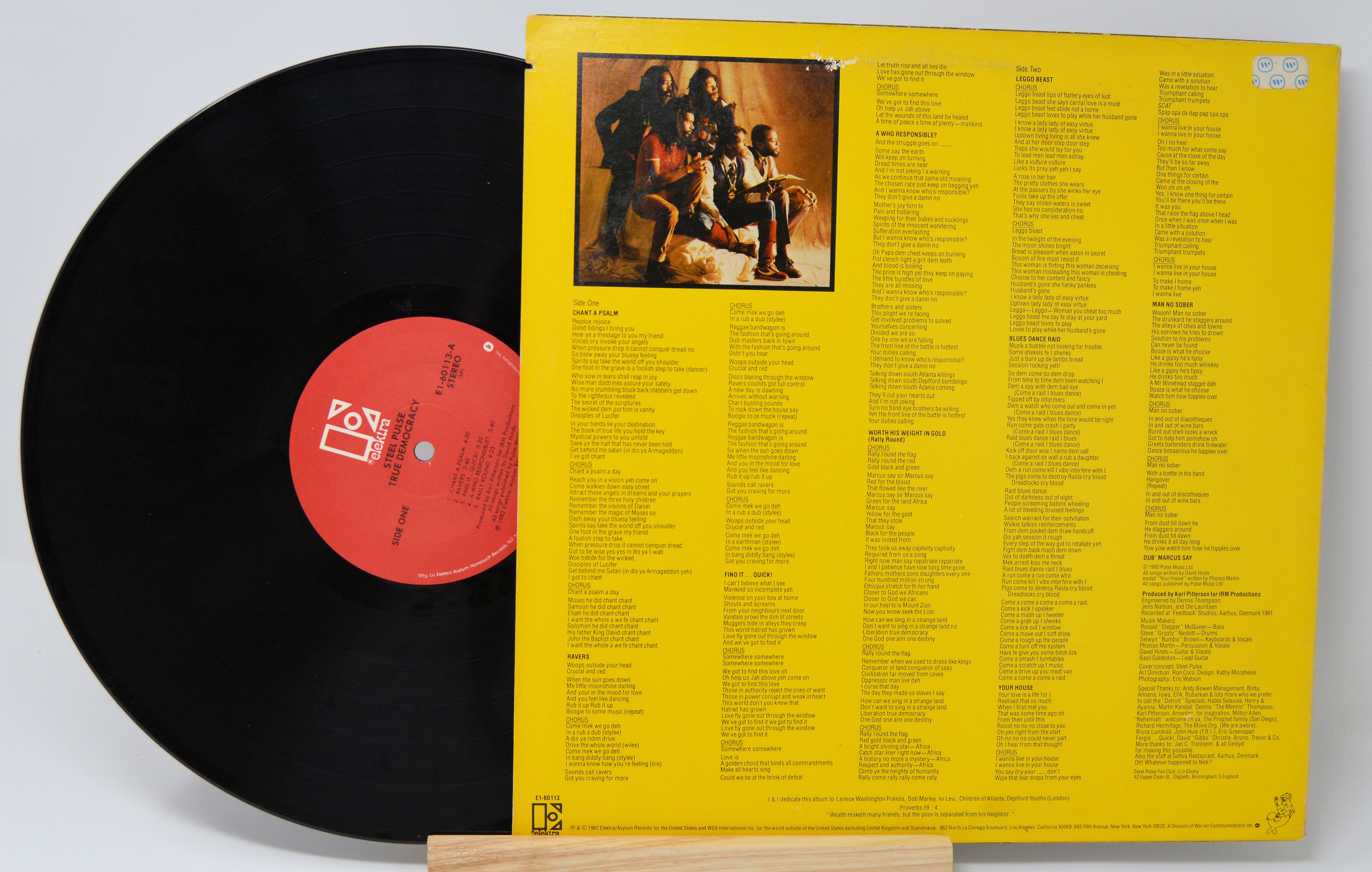 Steel Pulse - True Democracy, Vinyl Record Album LP, Reggae – Joe's Albums