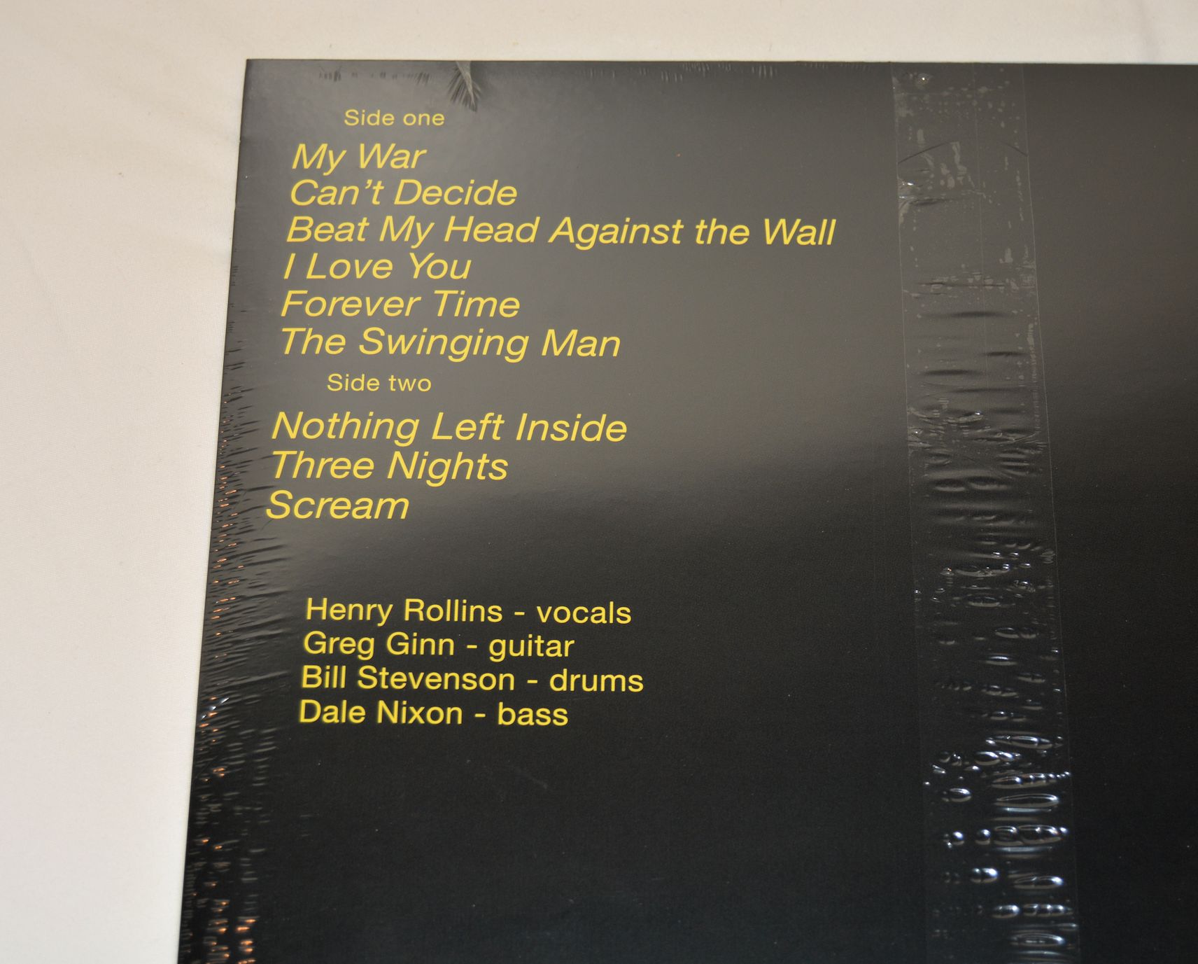 Black Flag - My War, Vinyl Record Album LP, Henry Rollins – Joe's Albums