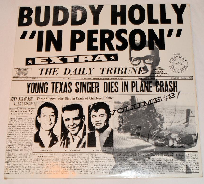 Buddy Holly - In Person Vol 2, Vinyl Record Album LP – Joe's Albums