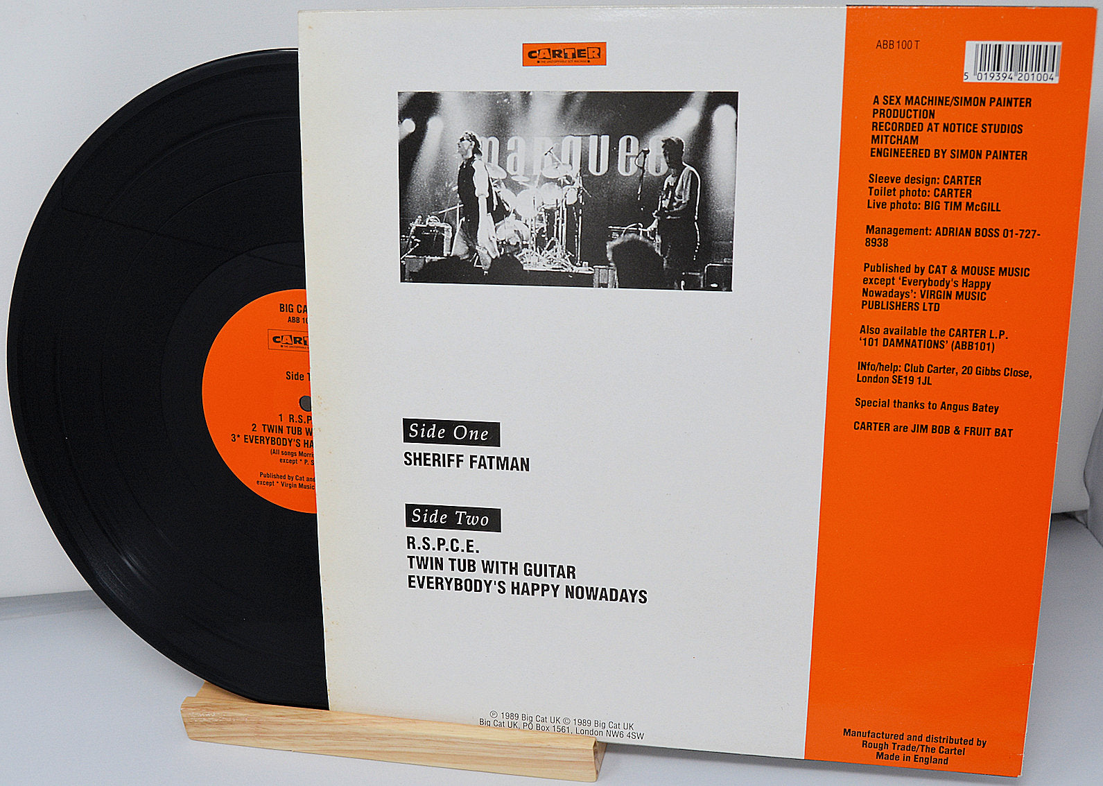 Carter The Unstoppable Sex Machine, Sheriff Fatman, Vinyl Record Album – Joe's Albums