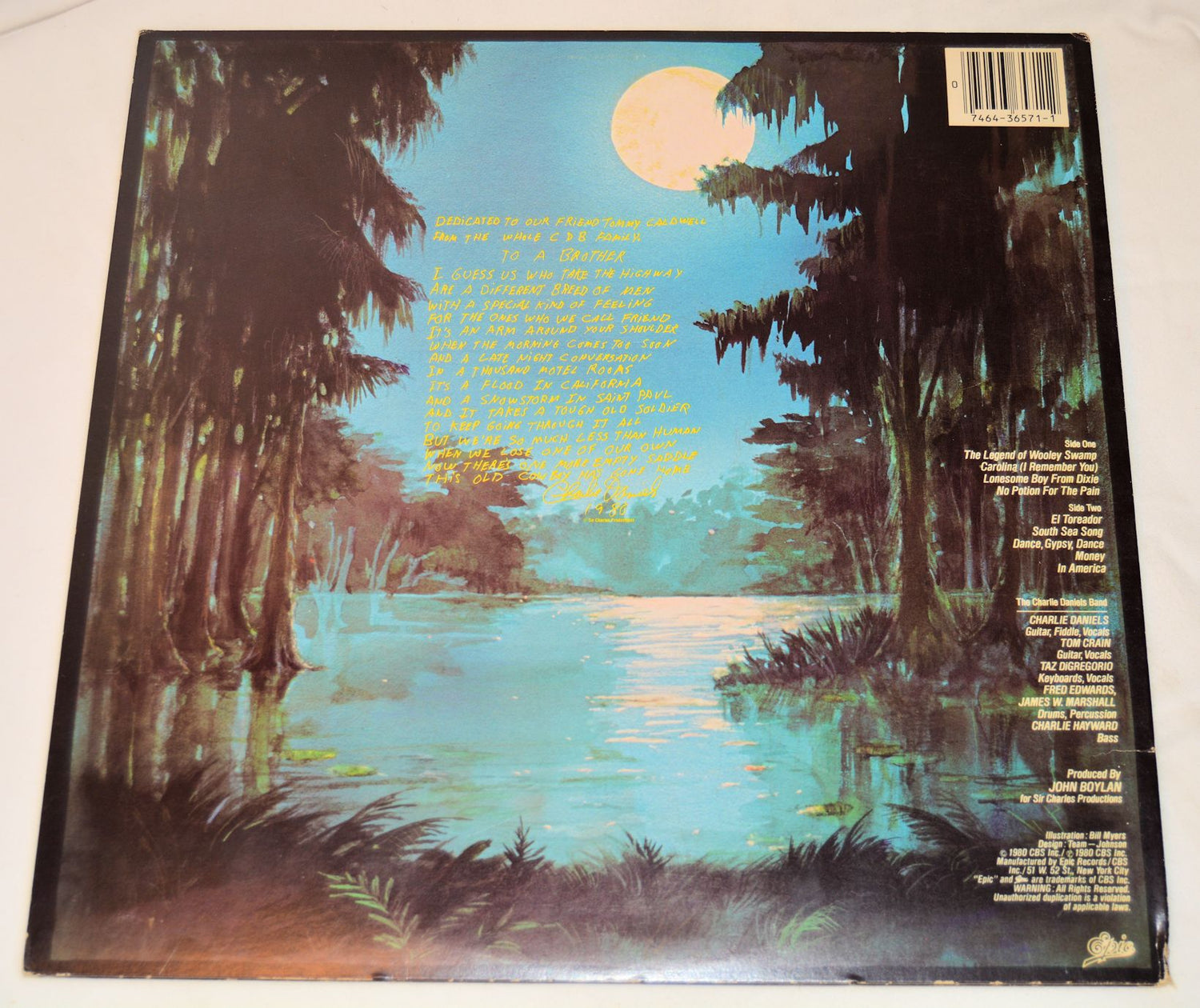 Daniels, Charlie - Full Moon, Vinyl Record Album LP – Joe's Albums
