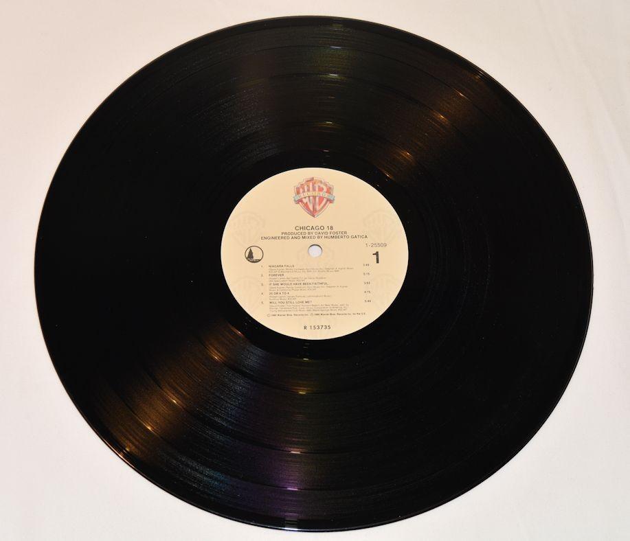 Chicago - 18, Vinyl Record Album LP, Warner Brothers – Joe's Albums
