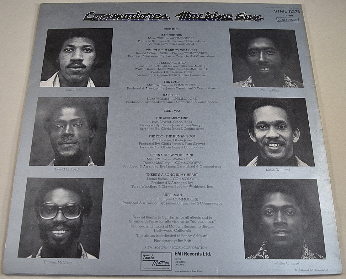 Commodores - Machine Gun, Vinyl Record Album LP – Joe's Albums