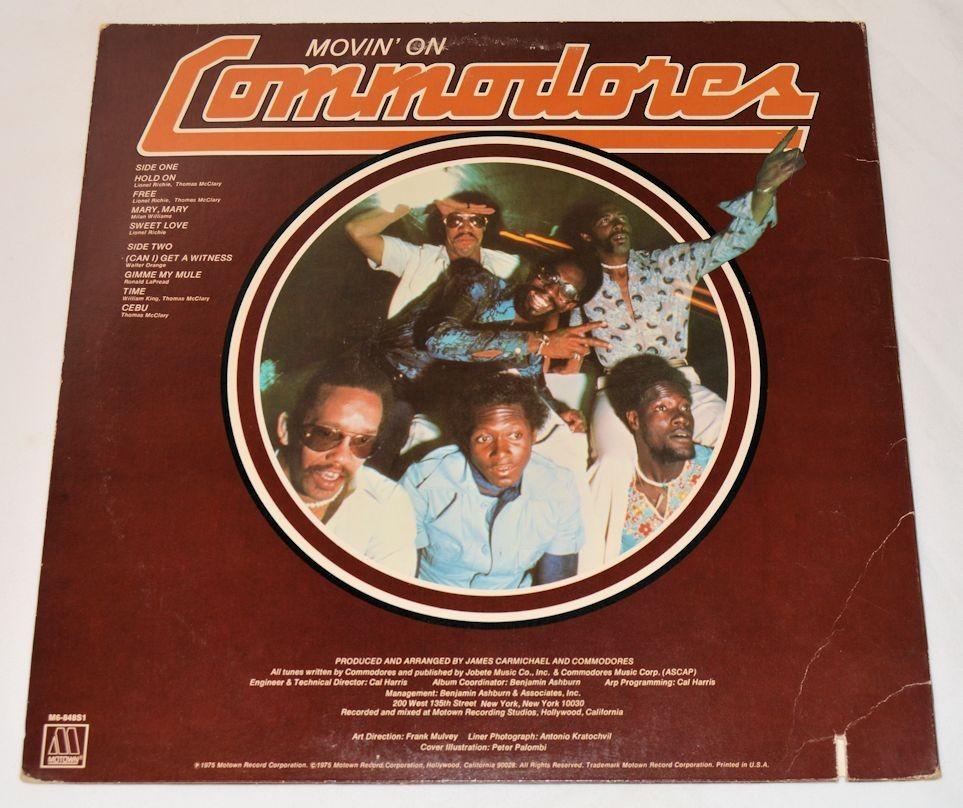Commodores - Movin On, Vinyl Record Album LP, Lionel Richie – Joe's Albums