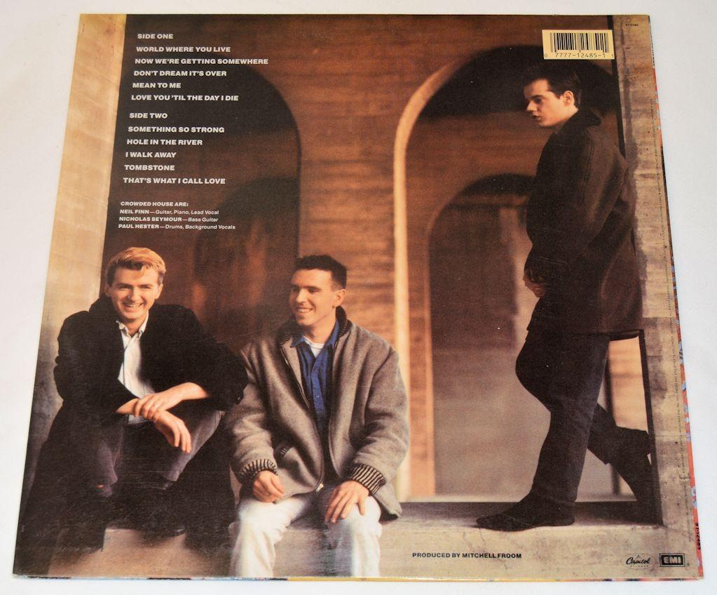 Crowded House - Self Titled, Debut, Vinyl Record Album LP, Capitol EMI ...