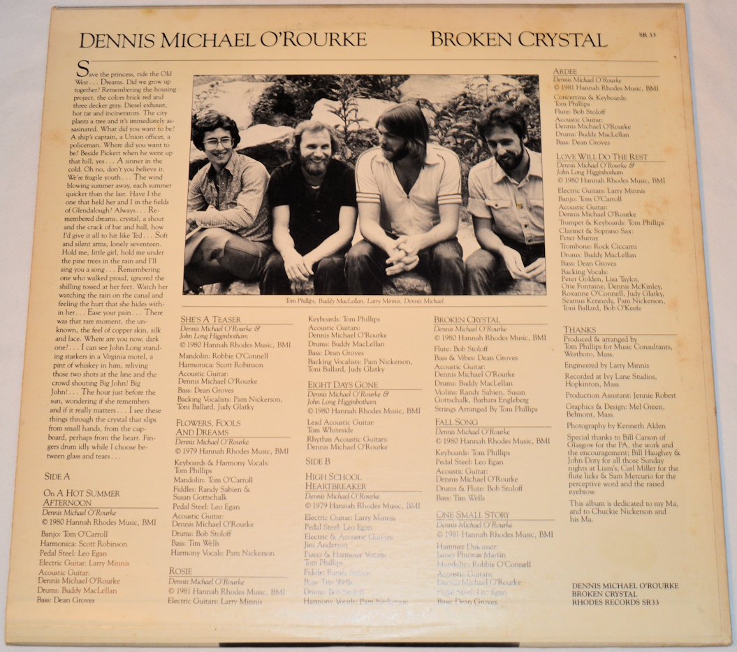 O'Rourke, Dennis Michael - Broken Crystal – Joe's Albums