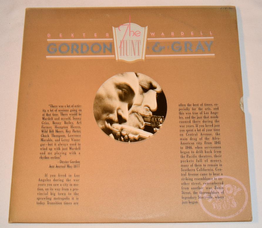 Dexter Gordon / Wardell Gray - The Hunt, Vinyl Record Album 2LP – Joe's ...