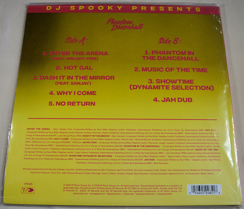 DJ Spooky - Phantom Dancehall, Vinyl Record Album LP, Reggae – Joe's Albums