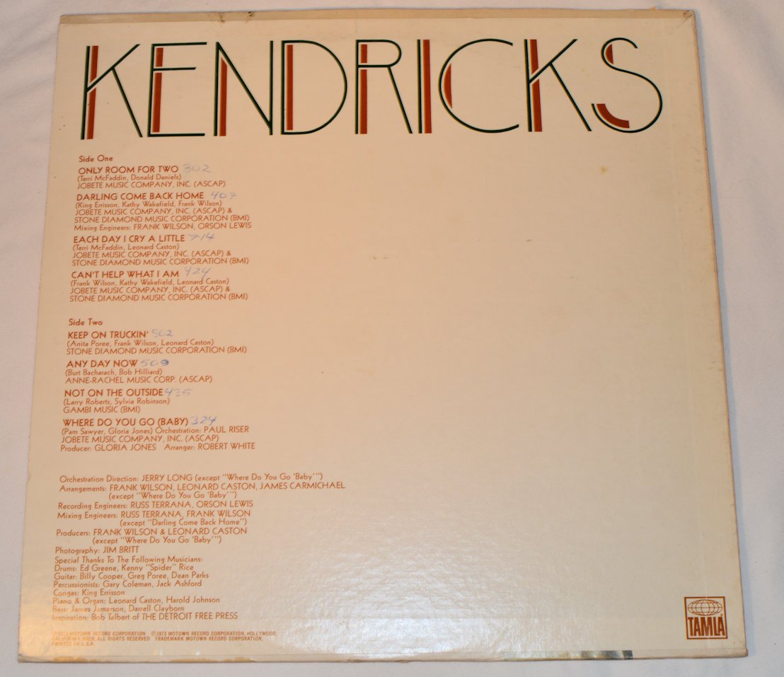 Kendrick, Eddie - Eddie Kendricks – Joe's Albums