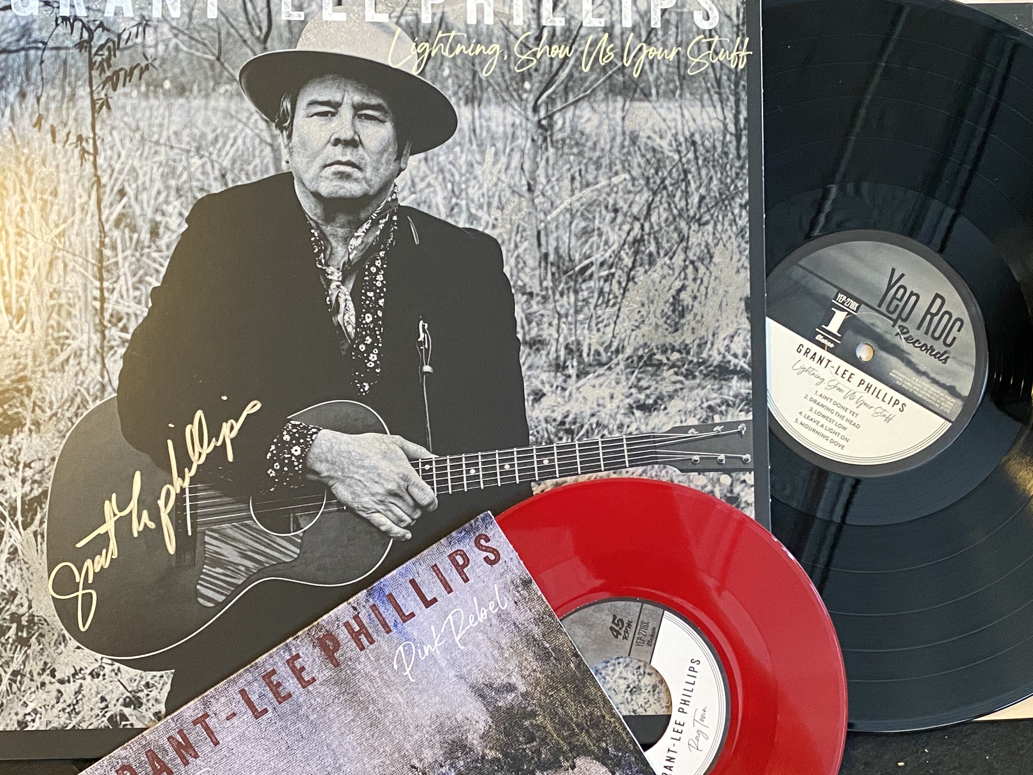 Philips, Grant-Lee - Lightning, Show Is Your Stuff AUTOGRAPH – Joe's Albums