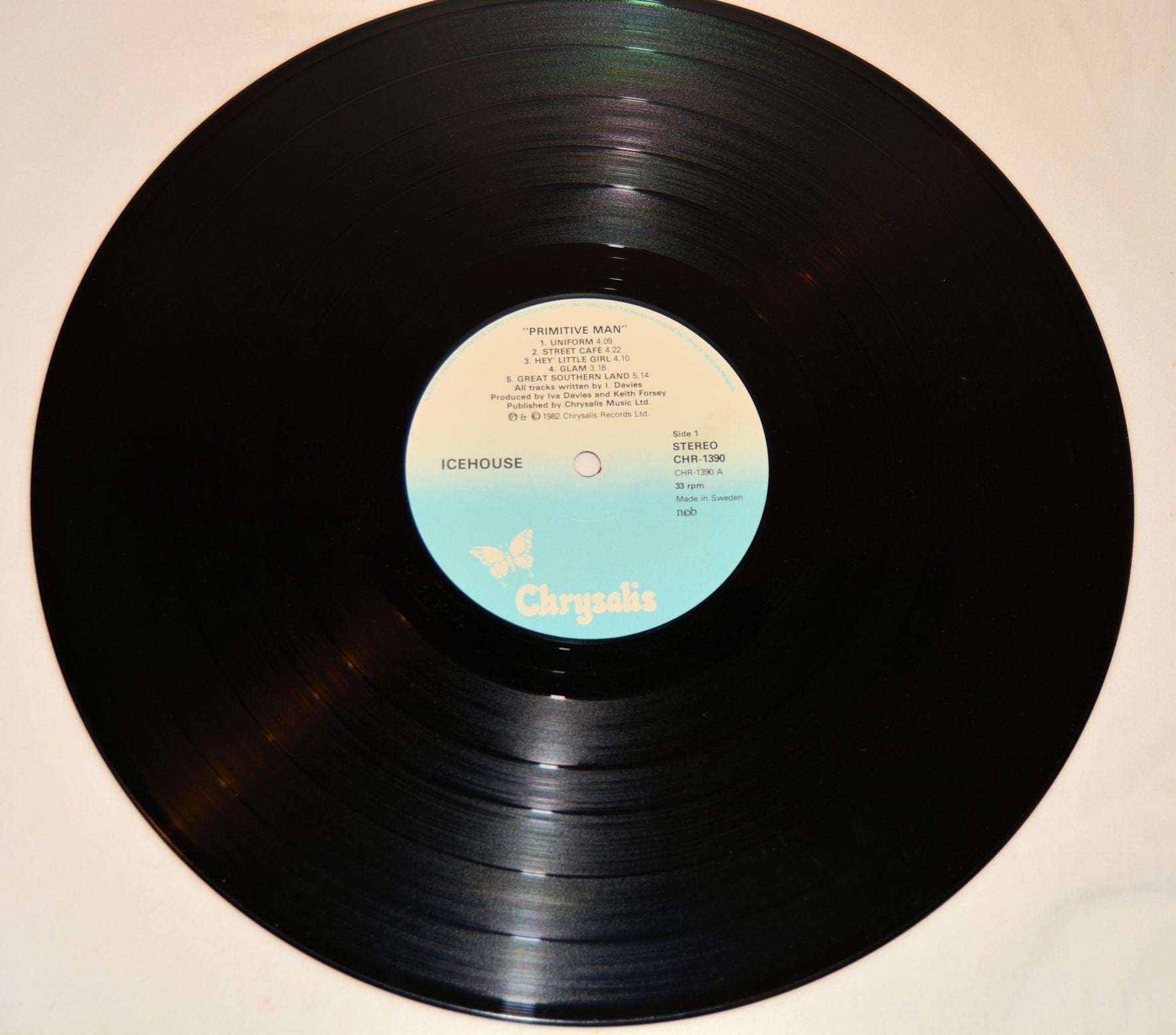 Icehouse - Primitive Man, Vinyl Record Album LP, Chrysalis – Joe's Albums