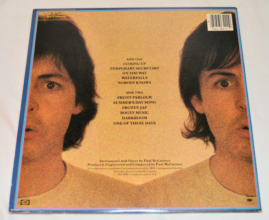 McCartney, Paul - McCartney II, Vinyl Record Album LP – Joe's Albums