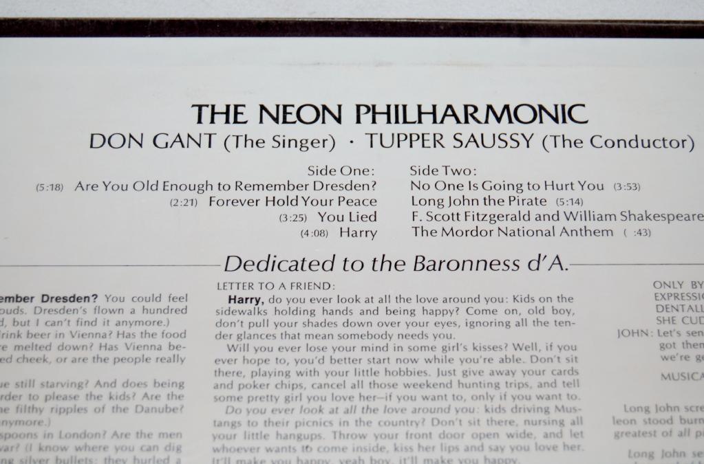 Neon Philharmonic, The - The Neon Philharmonic – Joe's Albums