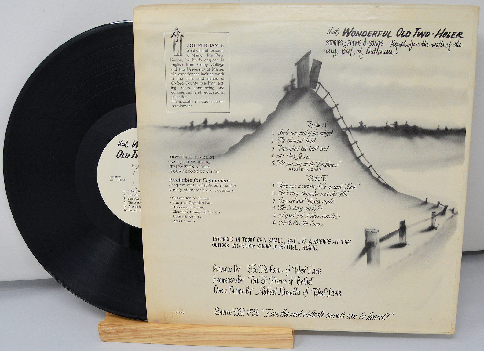 Joe Perham - That Wonderful Old Two-Holer, Vinyl Record – Joe's Albums